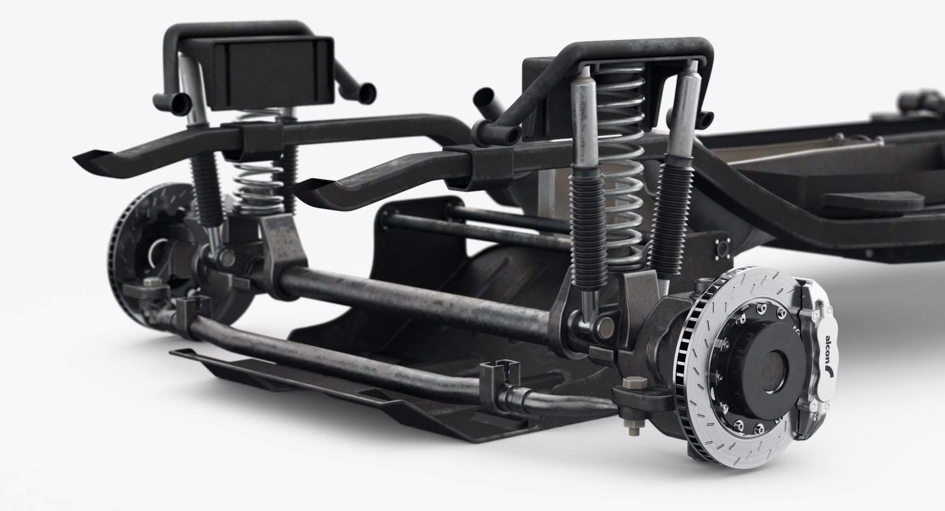 3D suv chassis frame model - TurboSquid 1149718