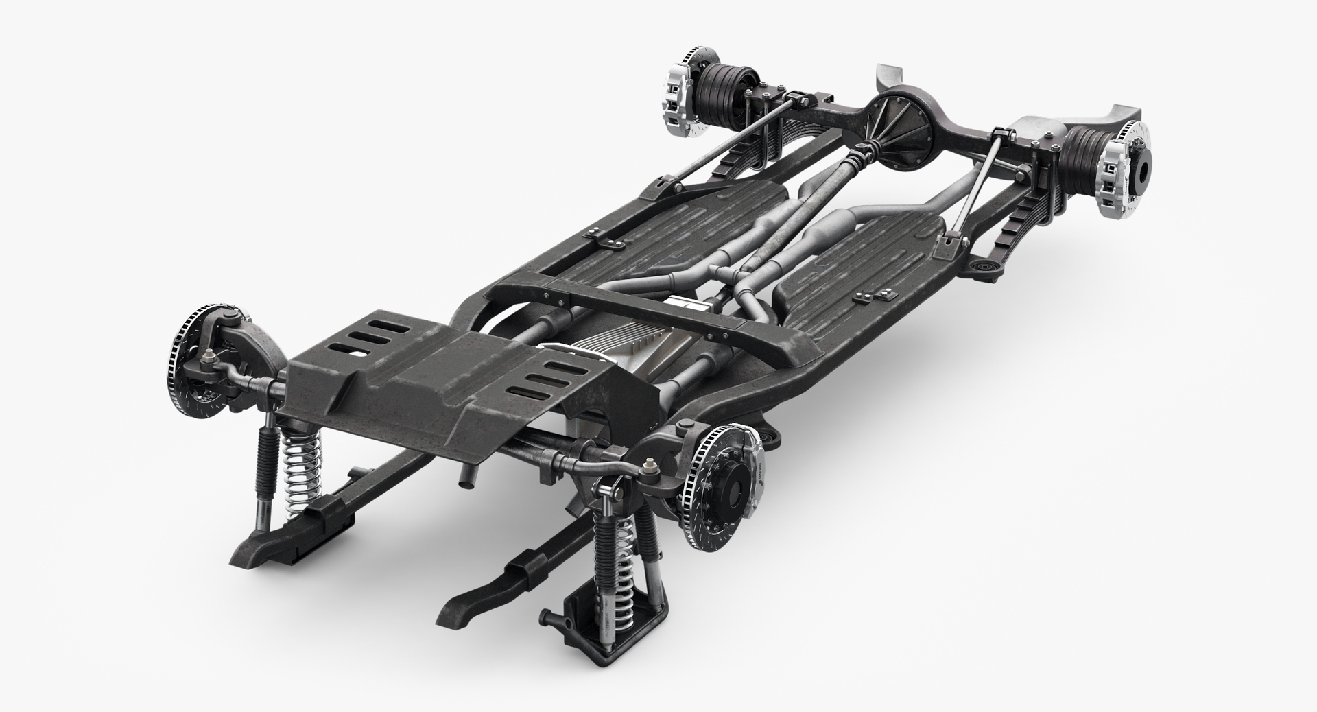 3D suv chassis frame model - TurboSquid 1149718
