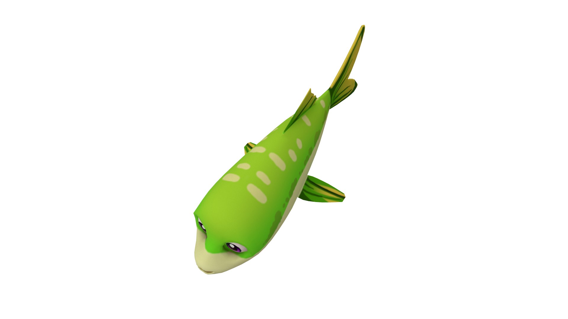 Apollo Shark Minnow Fish Toon Model - TurboSquid 1586048