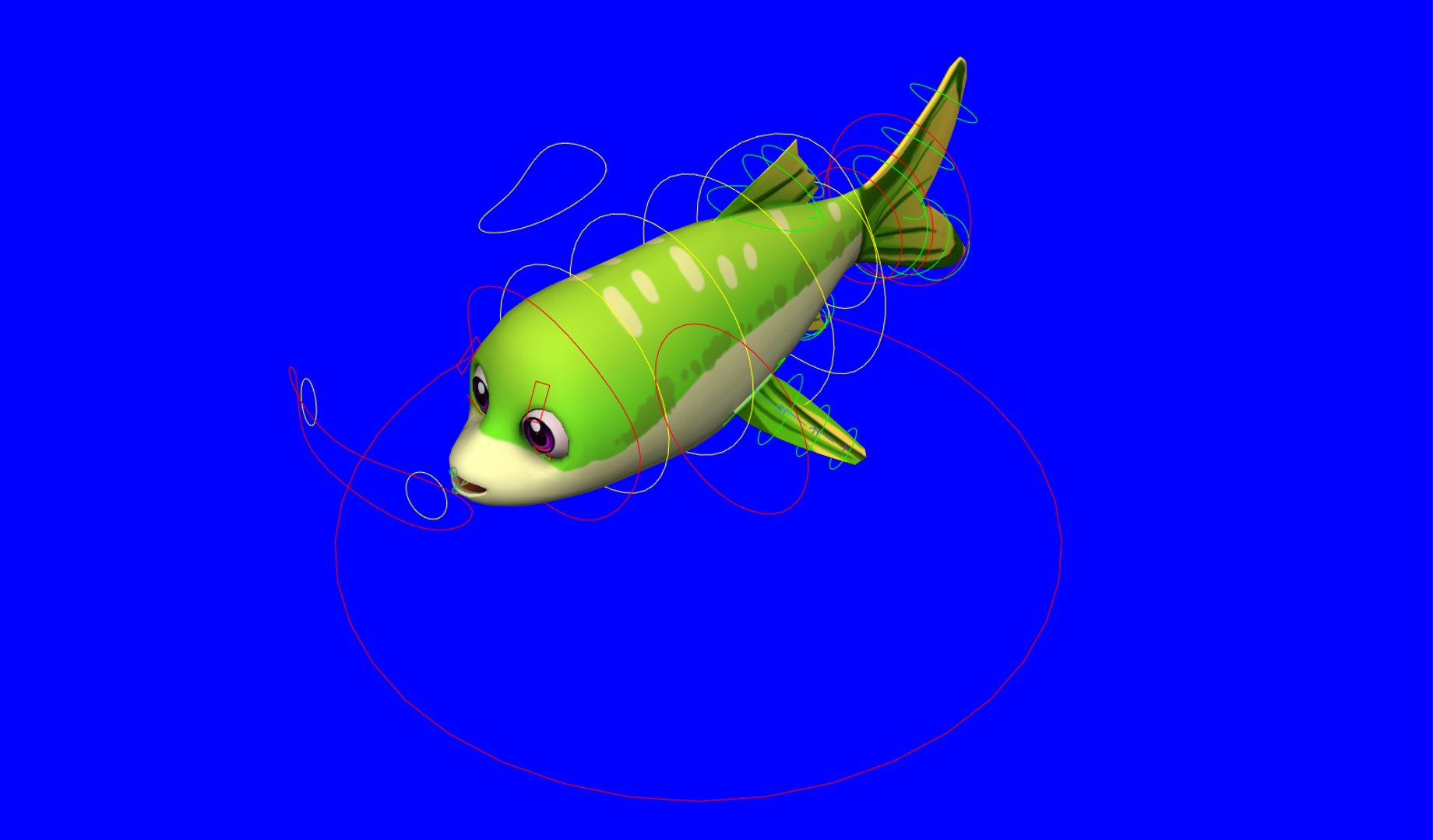 Apollo Shark Minnow Fish Toon Model - TurboSquid 1586048