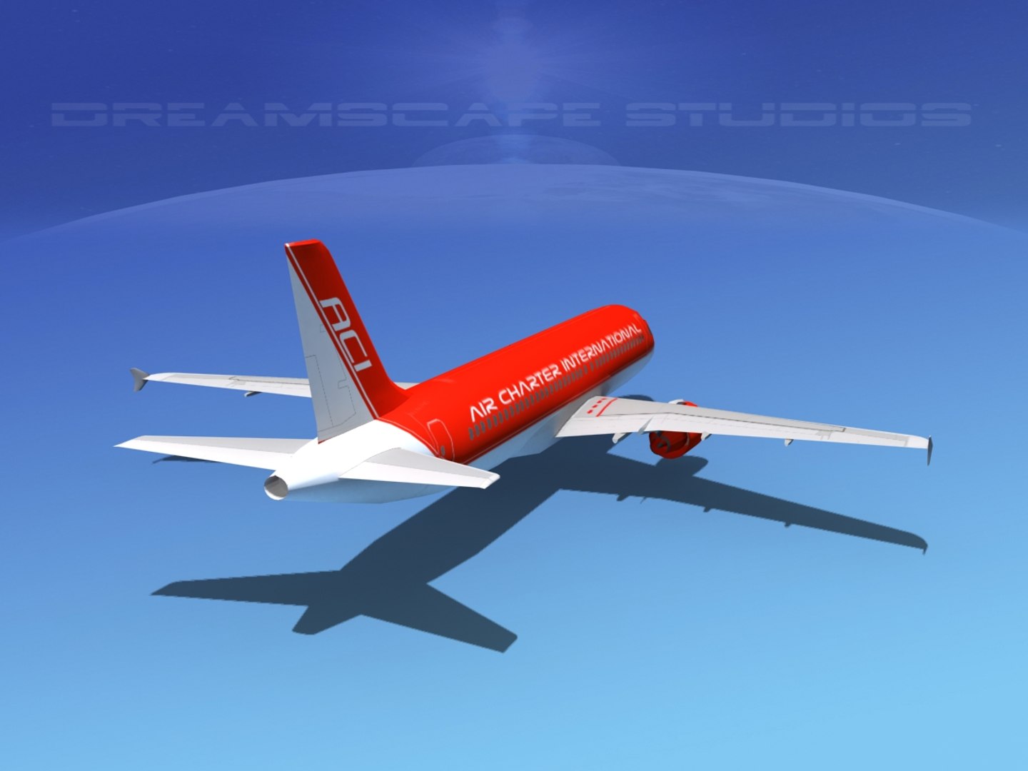 A320 Airbus 3d Model