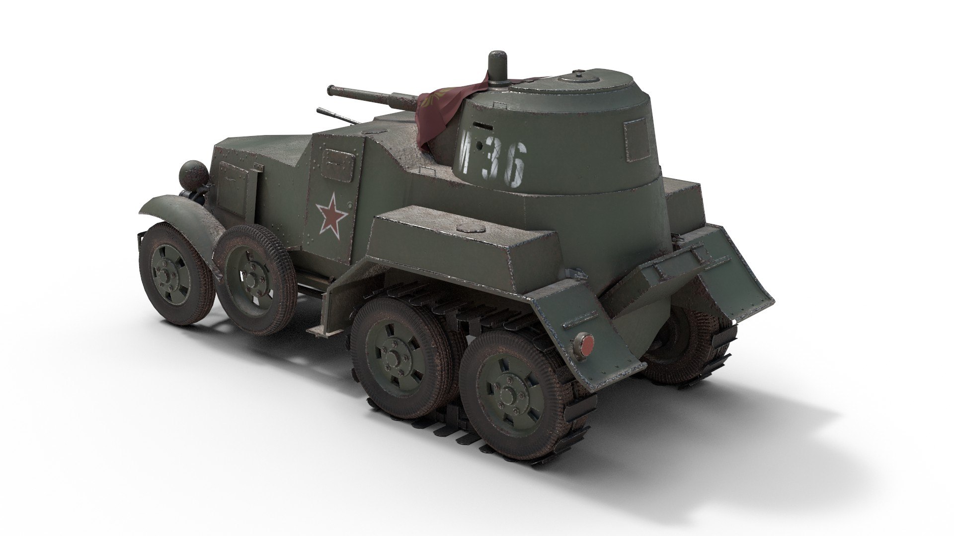 BA-10 Model - TurboSquid 2392554