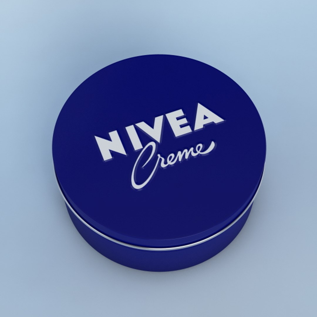 nivea cream 3d model