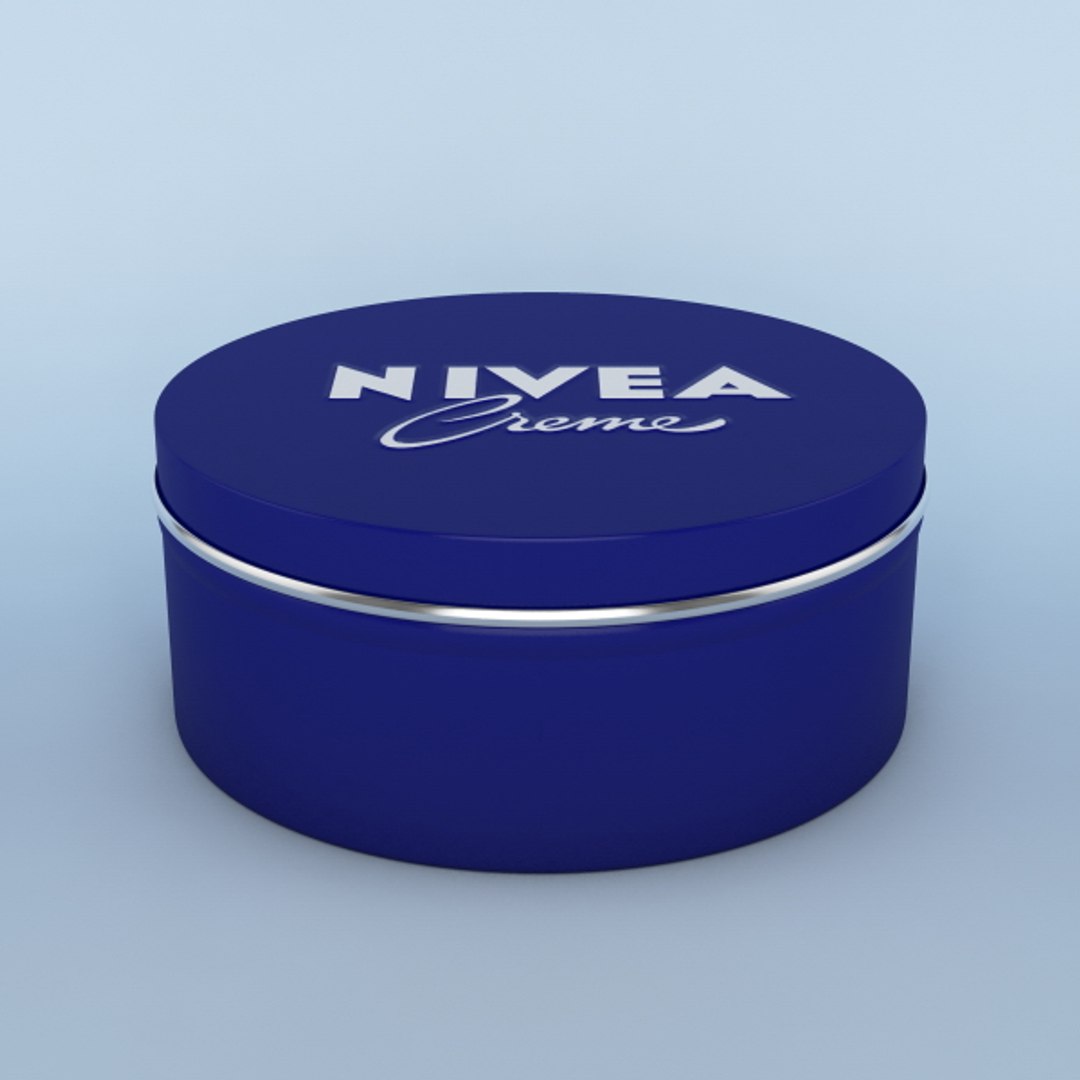 nivea cream 3d model
