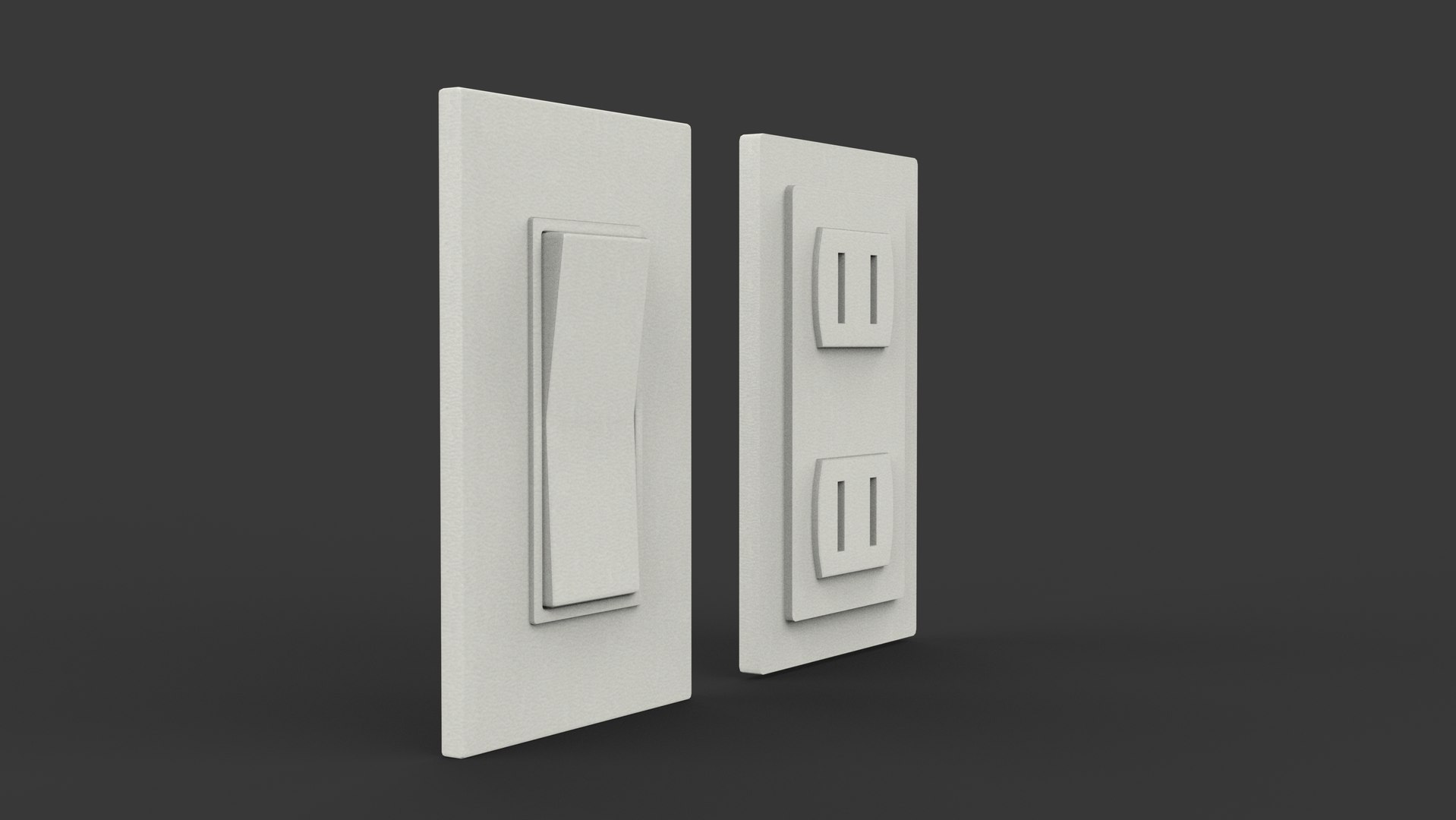 3D Model Wall Switch 3D Model - TurboSquid 2365915