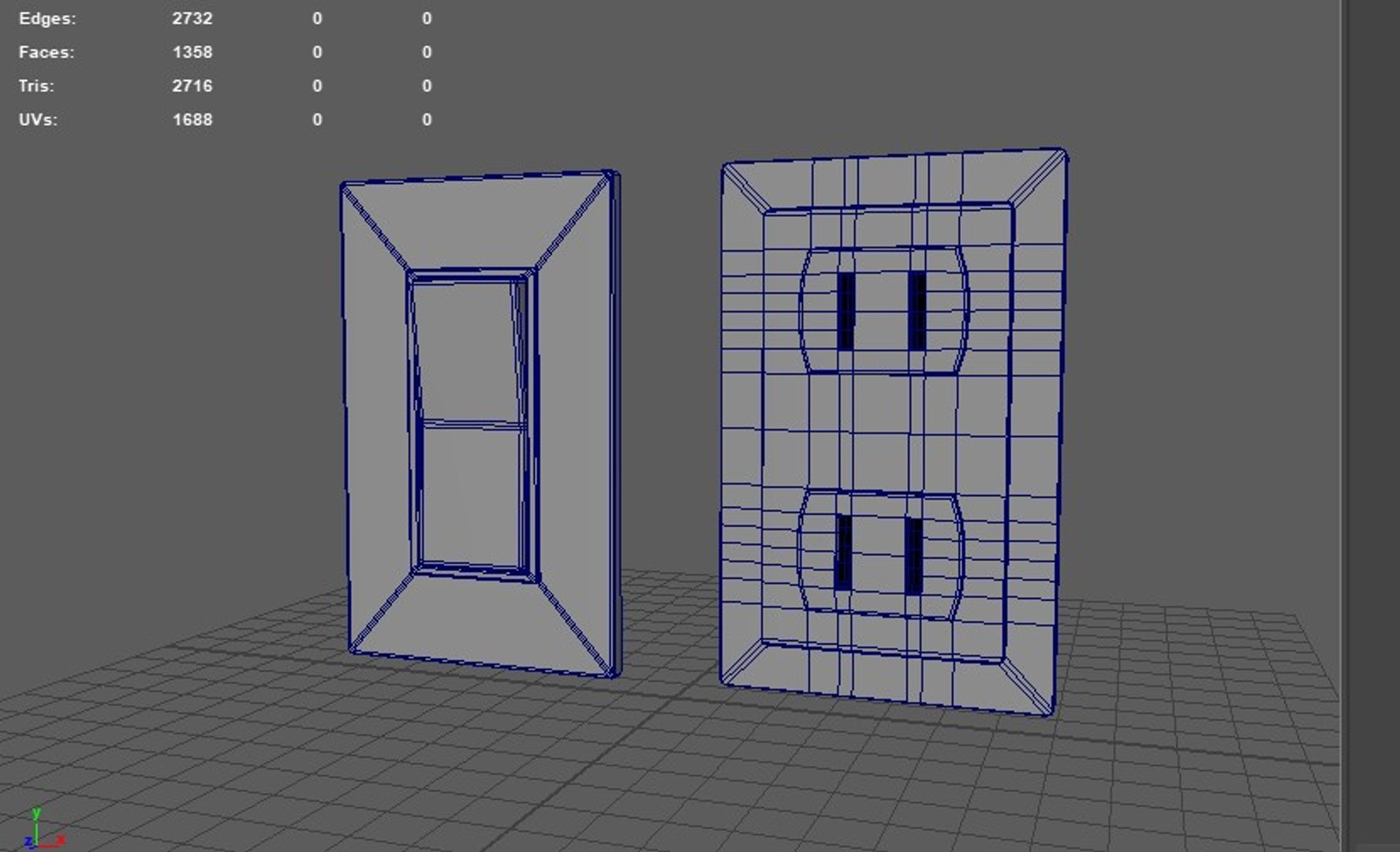 3D Model Wall Switch 3D Model - TurboSquid 2365915
