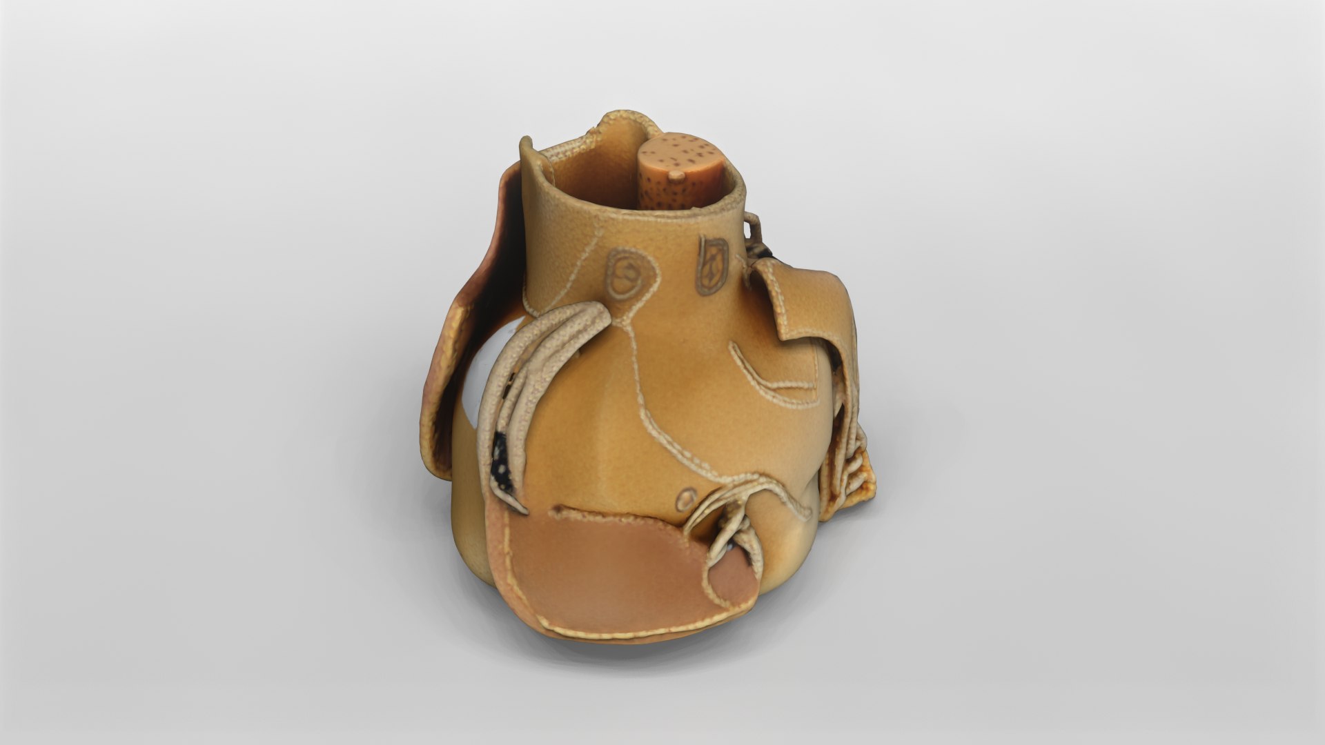 3D Vintage Leather Pouch 3D Model Model - TurboSquid 2416697