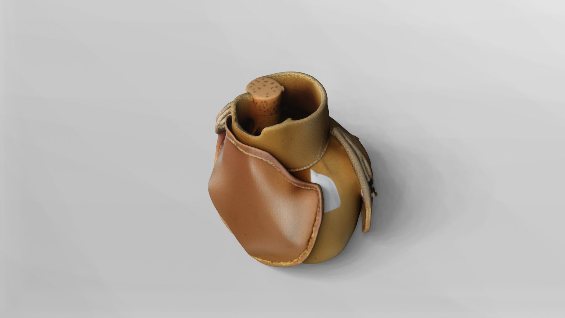 3D Vintage Leather Pouch 3D Model Model - TurboSquid 2416697