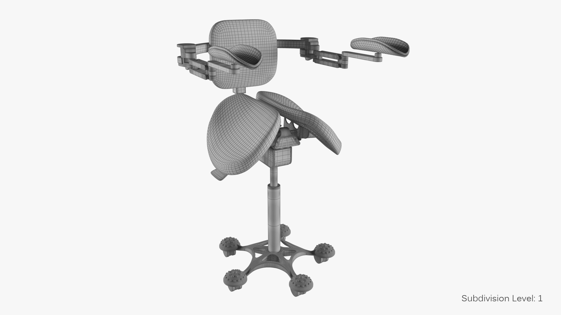 3D Salli MultiAdjuster Ergorest Chair - TurboSquid 2020183