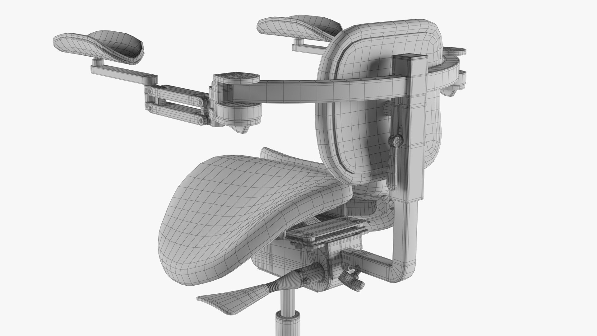 3D Salli MultiAdjuster Ergorest Chair - TurboSquid 2020183