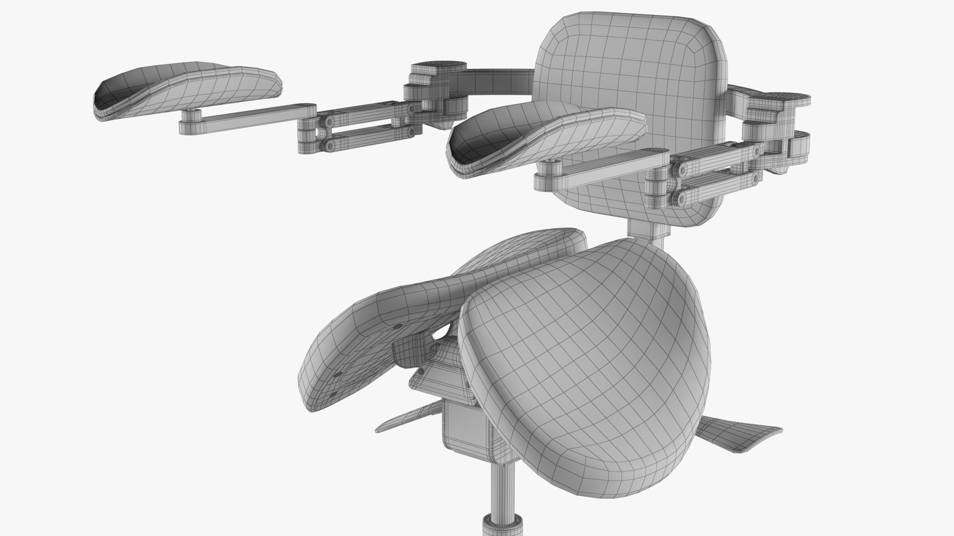 3D Salli MultiAdjuster Ergorest Chair - TurboSquid 2020183
