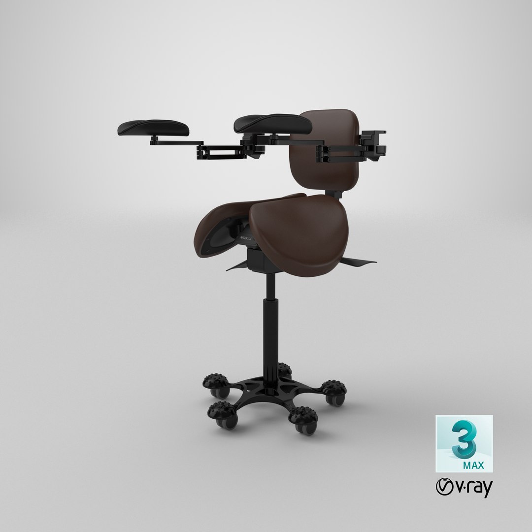 3D Salli MultiAdjuster Ergorest Chair - TurboSquid 2020183