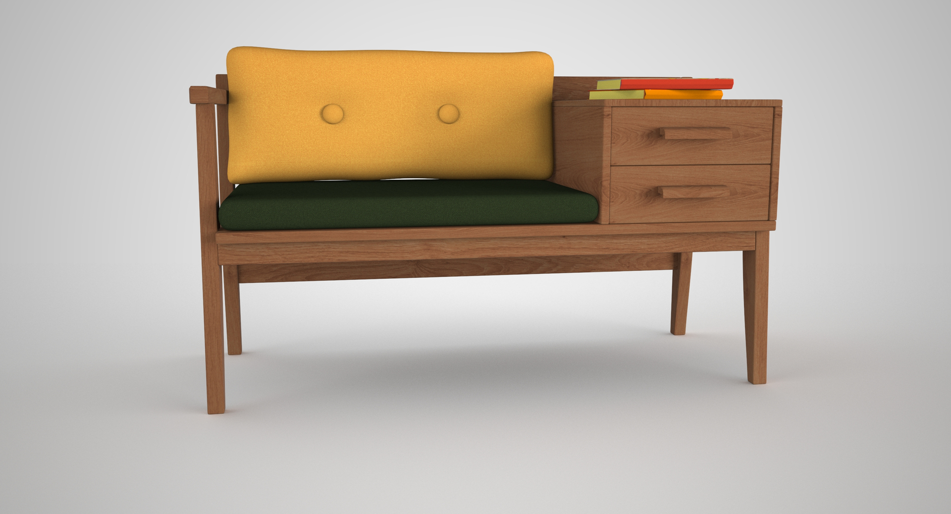 3D modern sofa shelves - TurboSquid 1394276