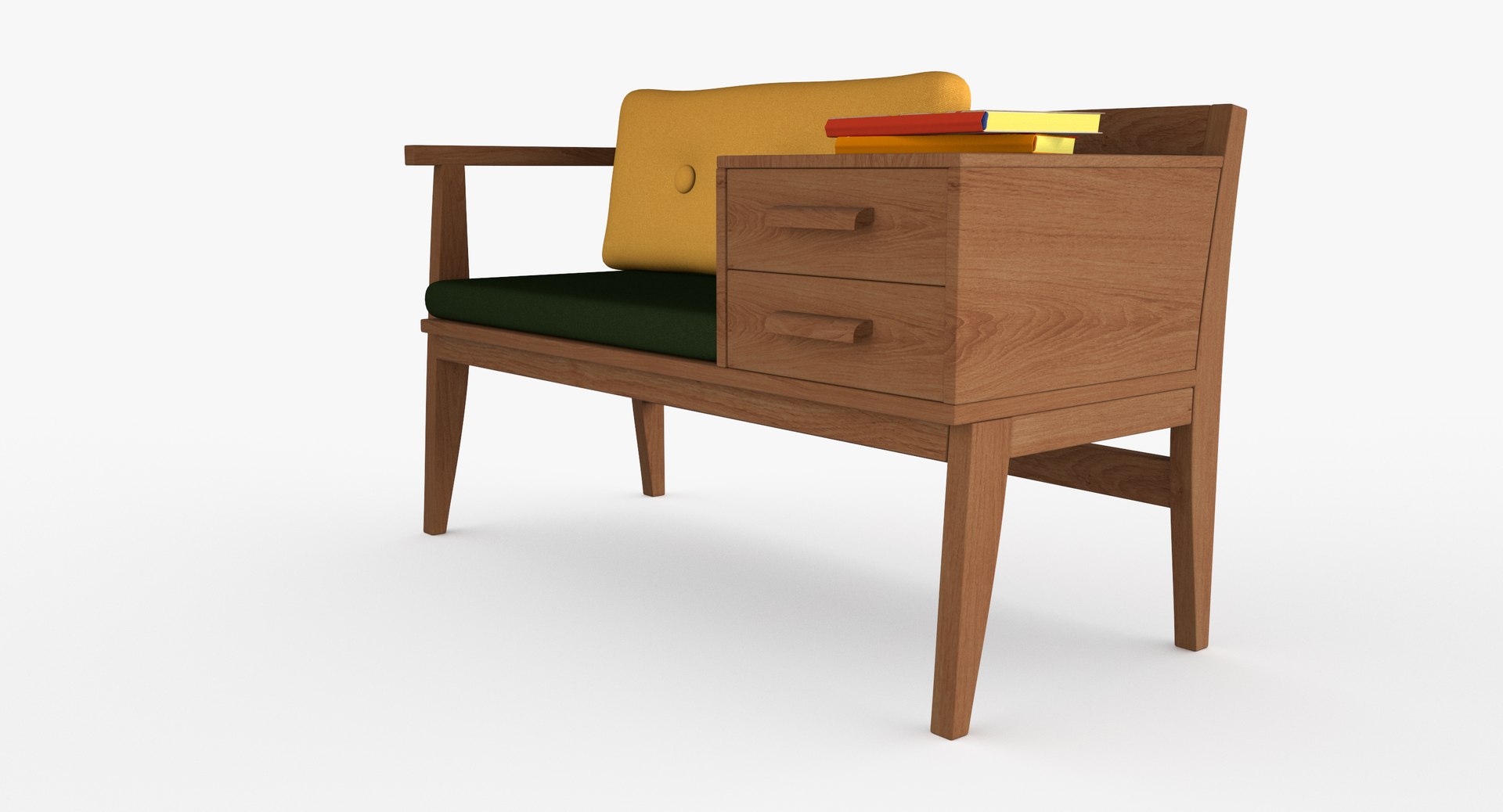 3D modern sofa shelves - TurboSquid 1394276