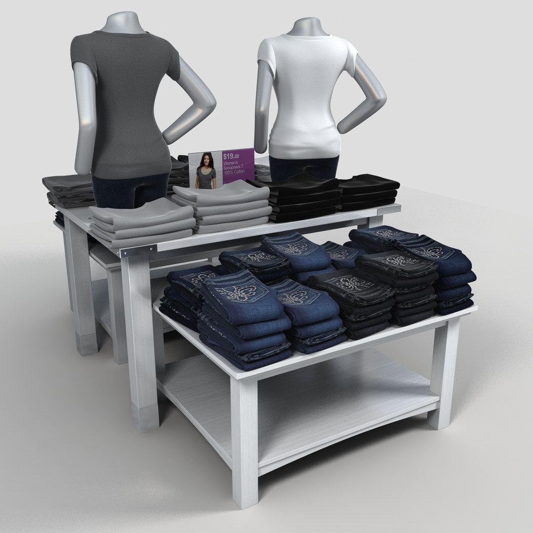 Display Tables Women Jeans Max