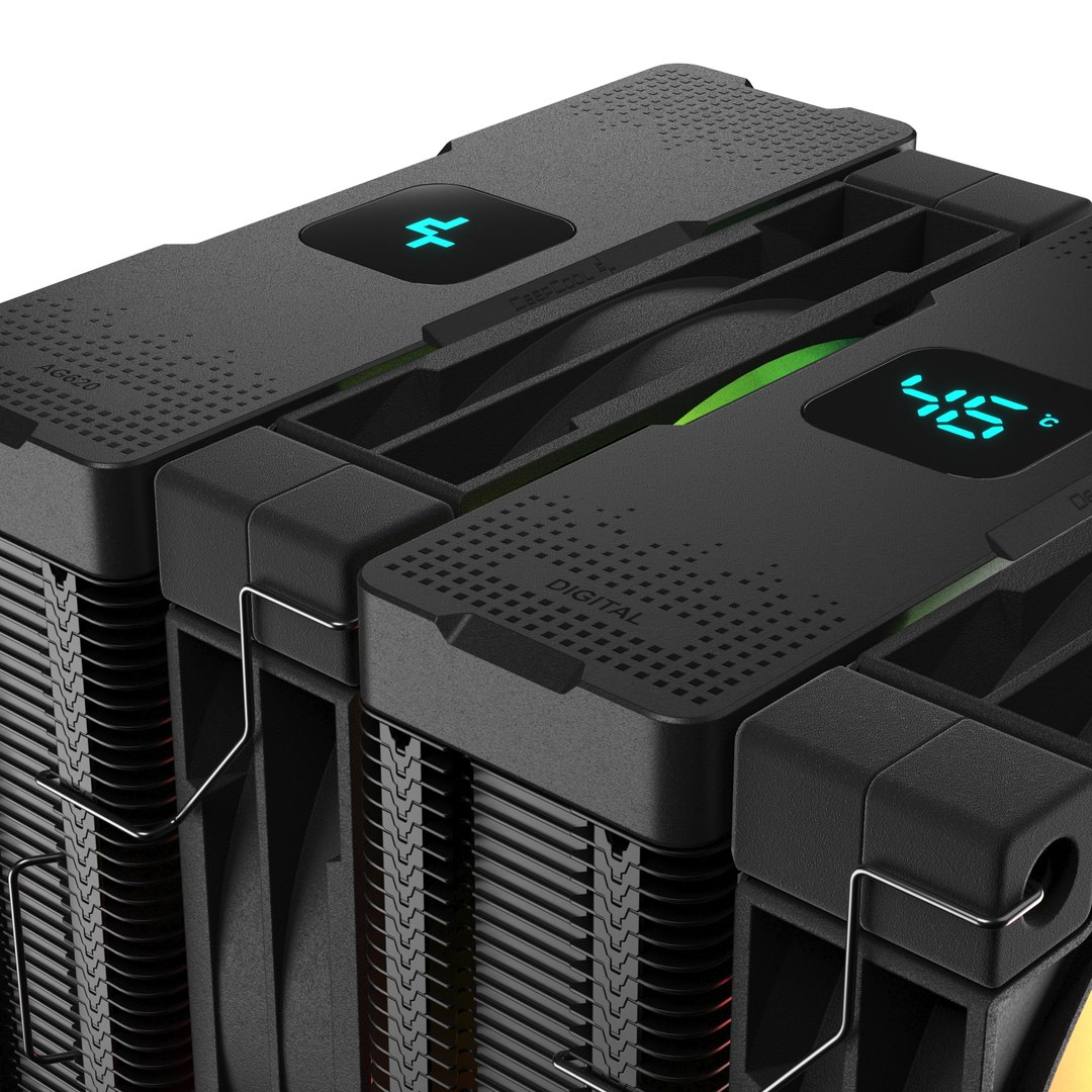 DeepCool AG620 DIGITAL BK 3D Model - TurboSquid 2219871