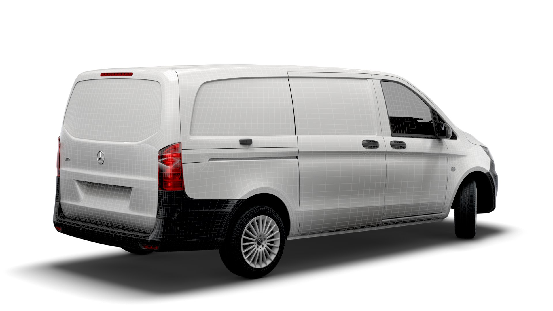 3D Mercedes Benz Vito Panel Van L2 2021 - TurboSquid 1728823