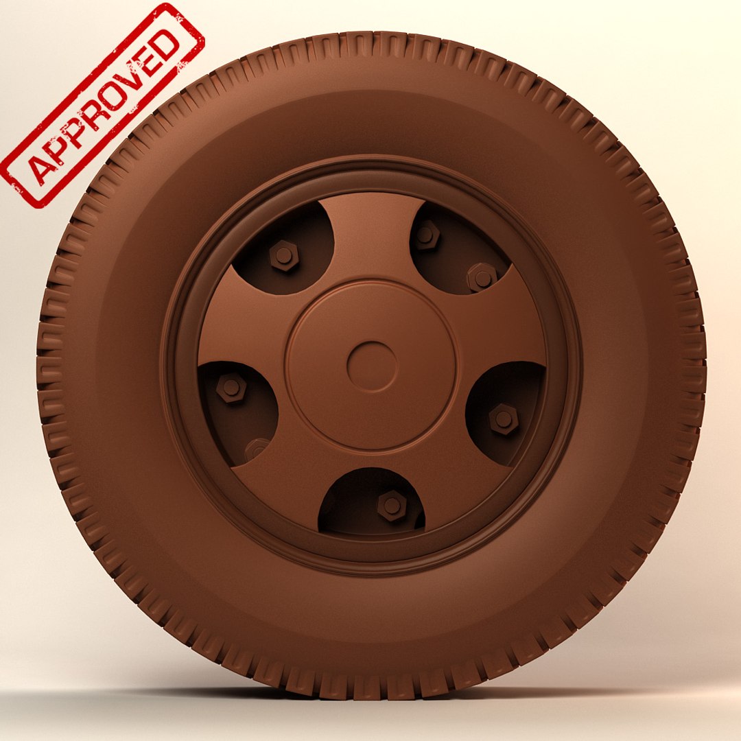 3d Wheel Modelled Model