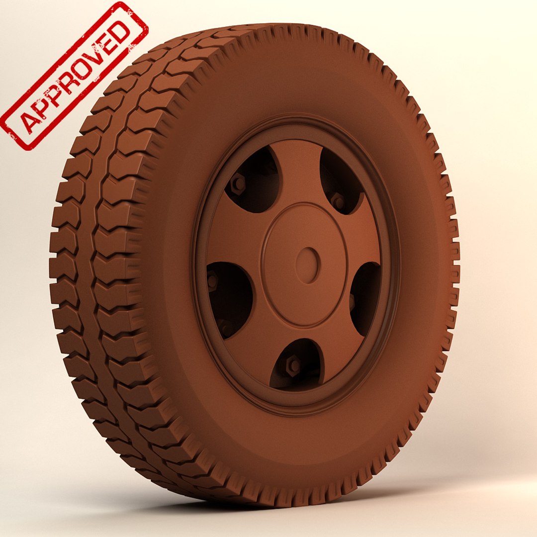 3d Wheel Modelled Model
