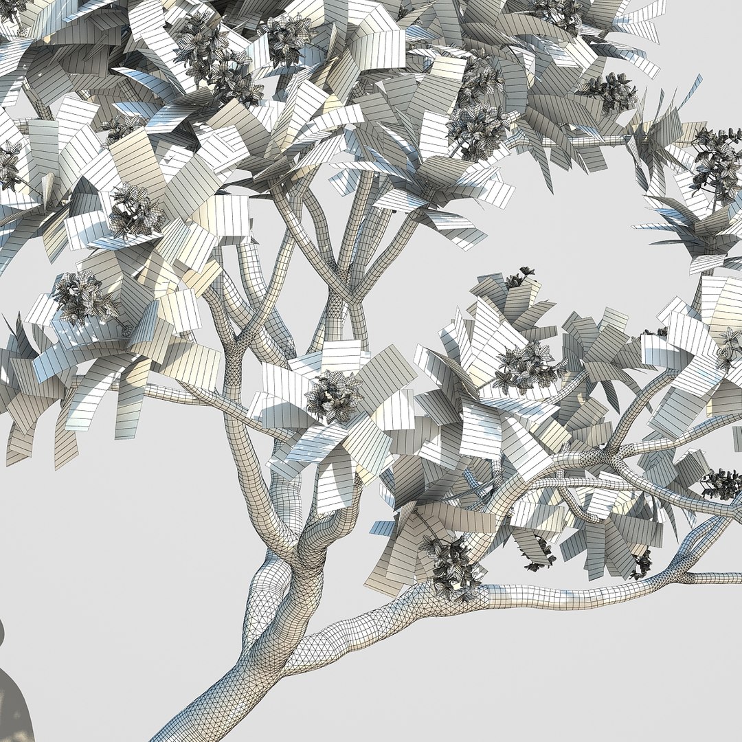 Flower 10 Tree Model - TurboSquid 1154593
