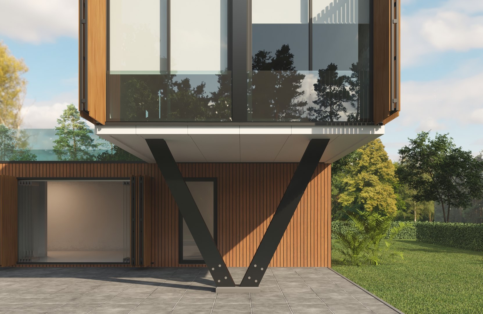 3D model Container House 3D Scene - TurboSquid 2177001