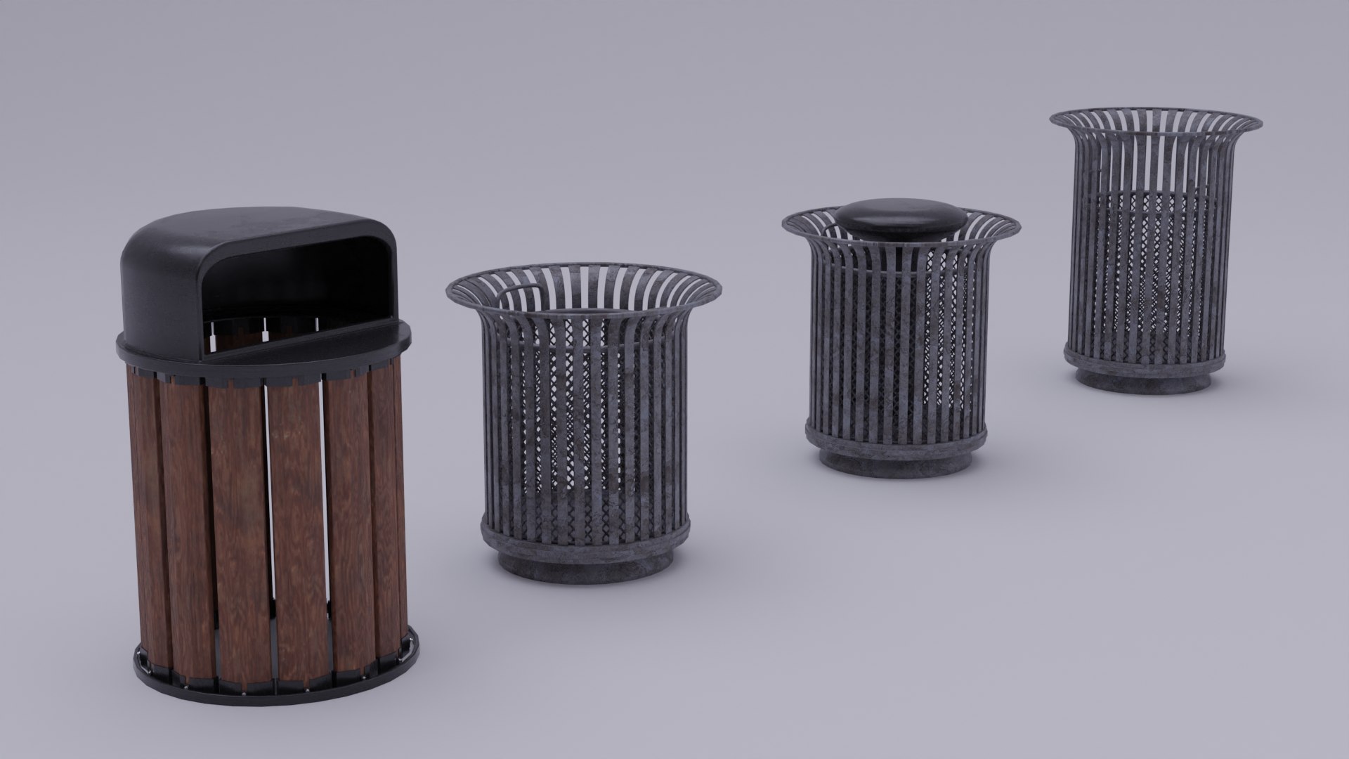 3D model Trash cans - TurboSquid 2013062