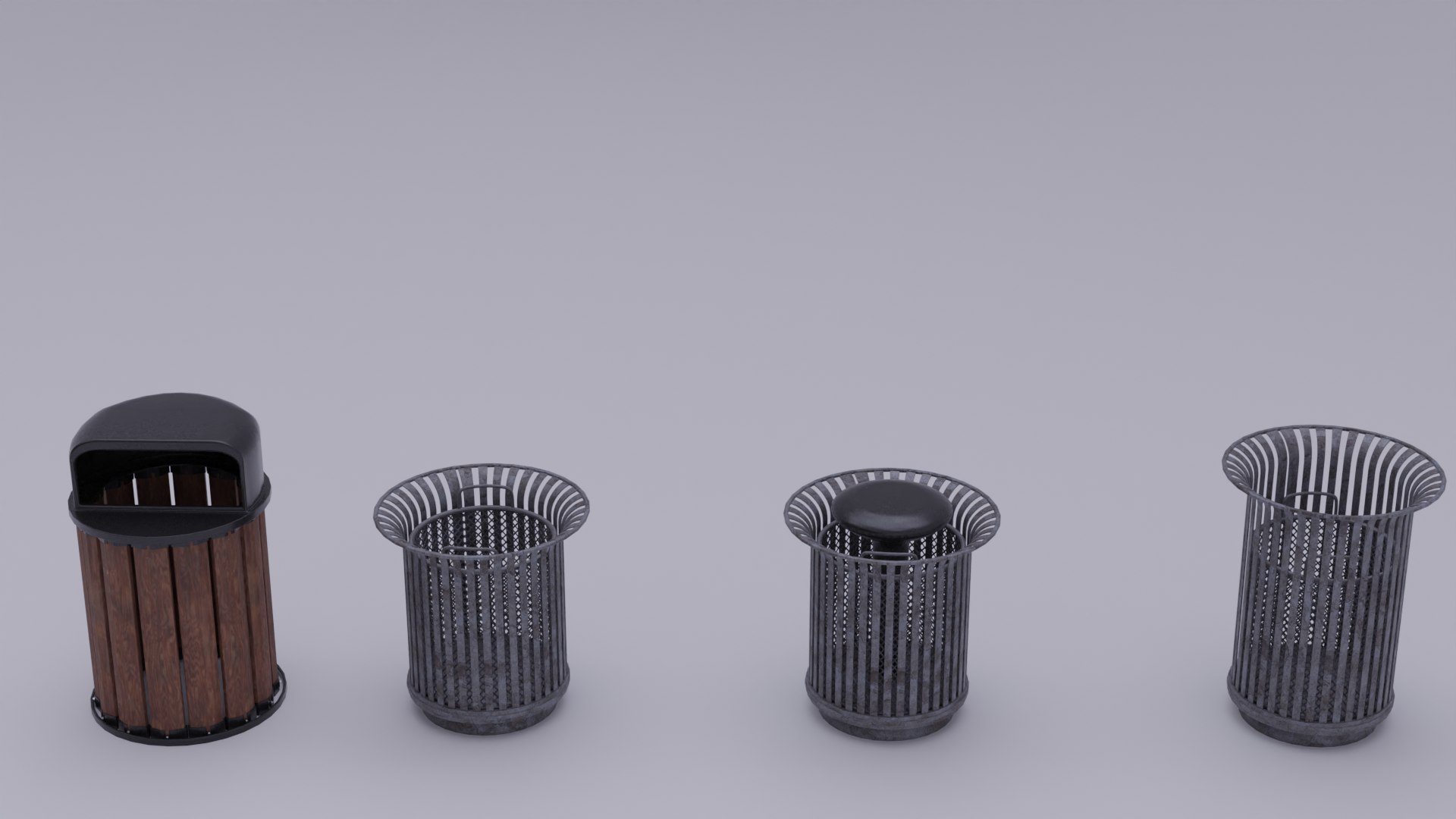 3D model Trash cans - TurboSquid 2013062