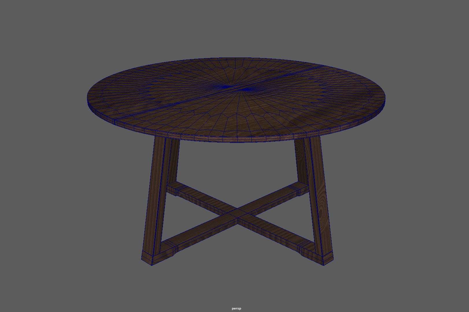 Round Table 3D Model - TurboSquid 2279344