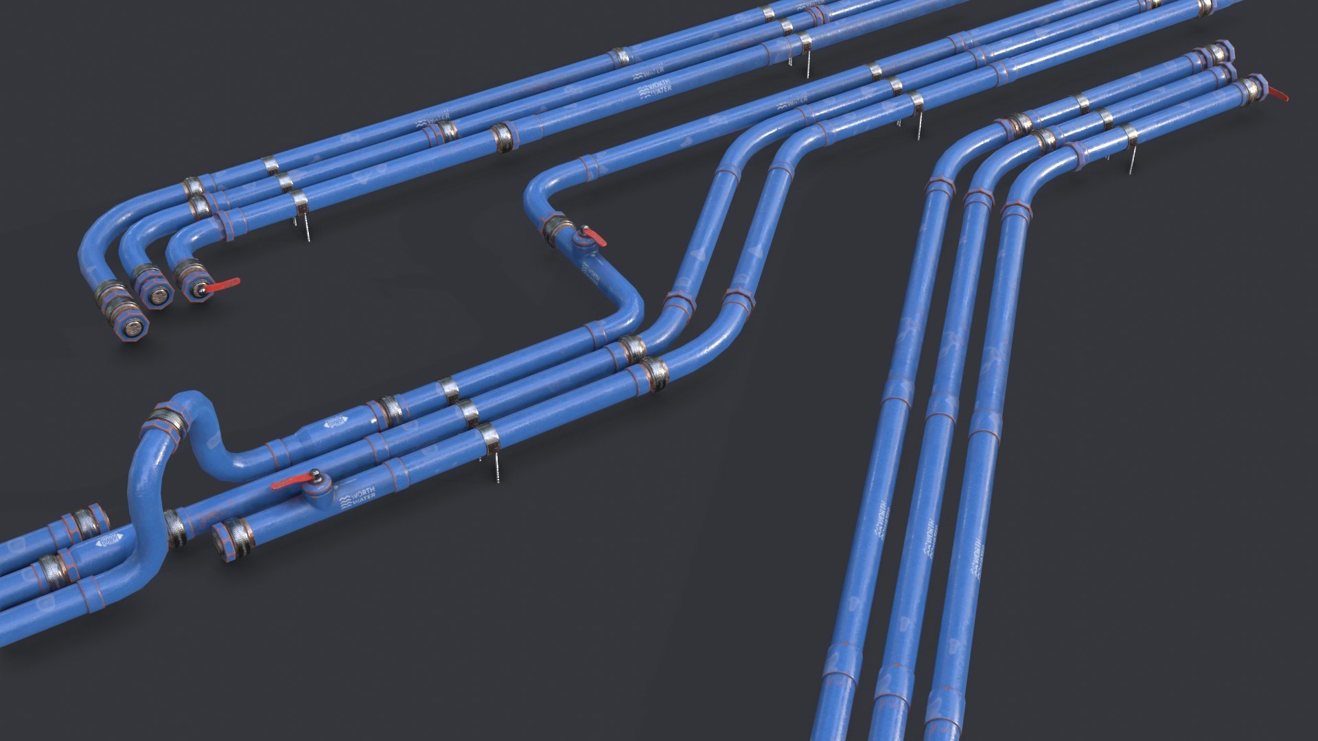 Pipe modular 3D model - TurboSquid 1671132