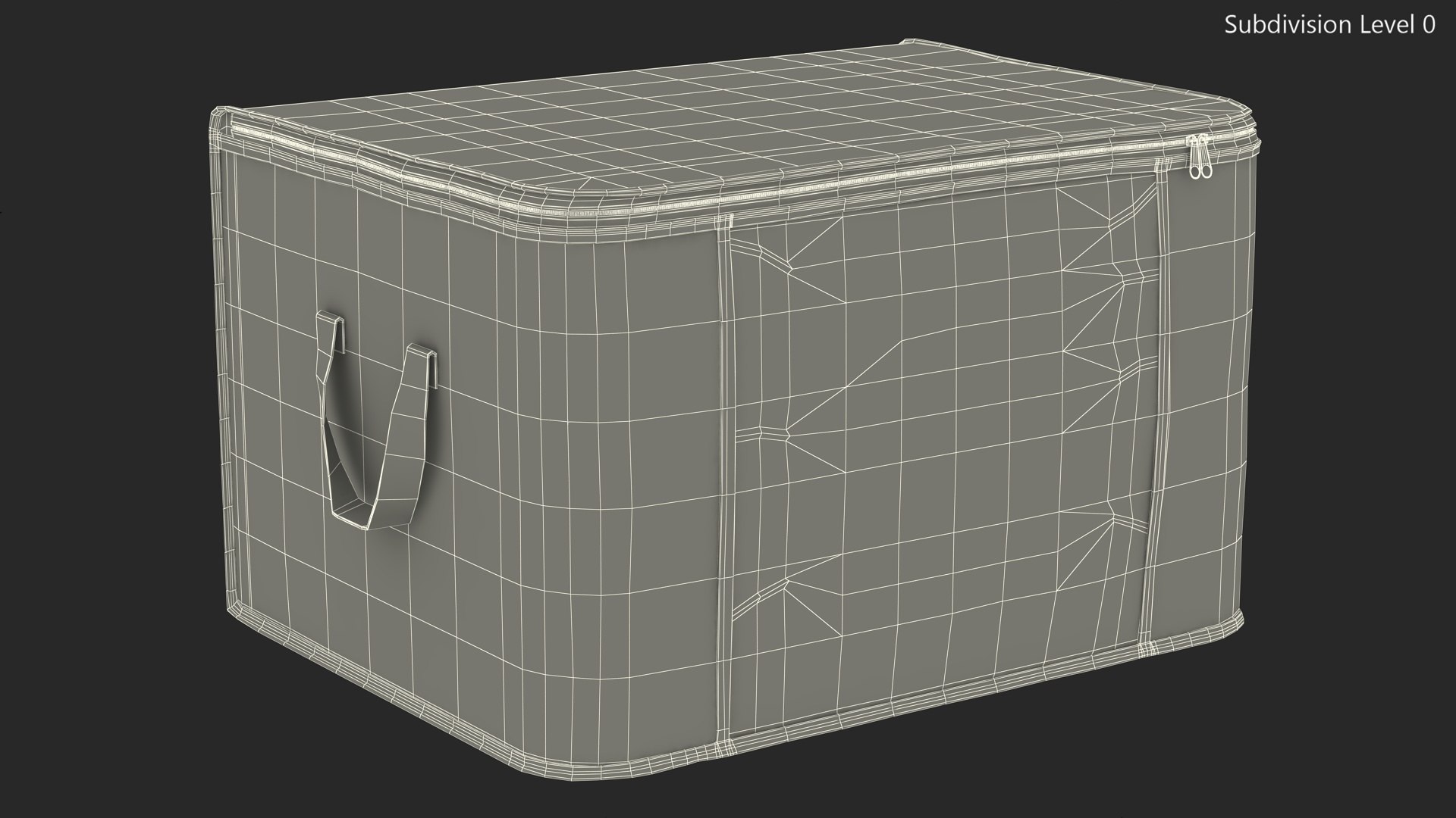 3D Foldable Storage Box Grey Empty Model - TurboSquid 2130096