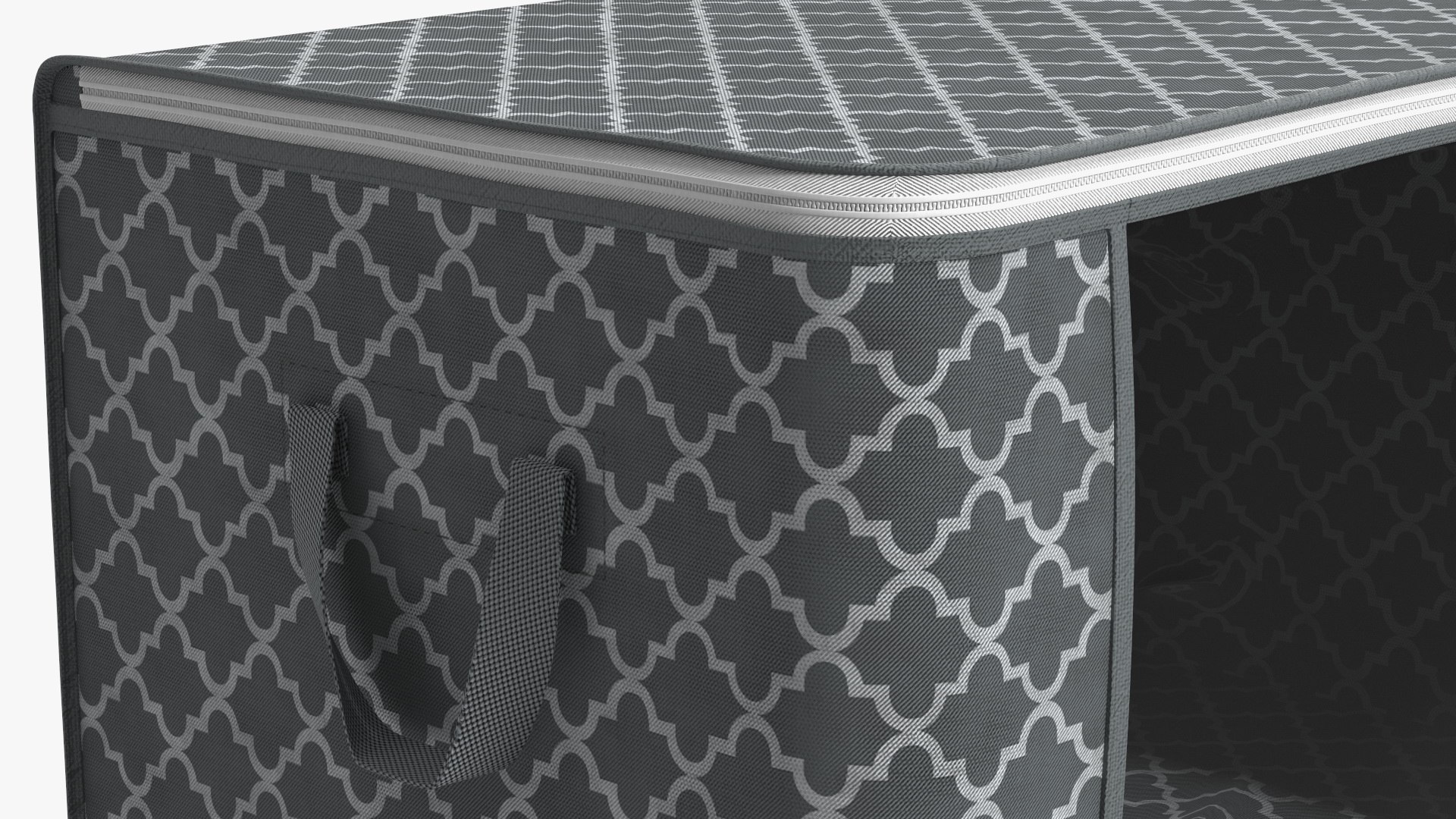 3D Foldable Storage Box Grey Empty Model - TurboSquid 2130096