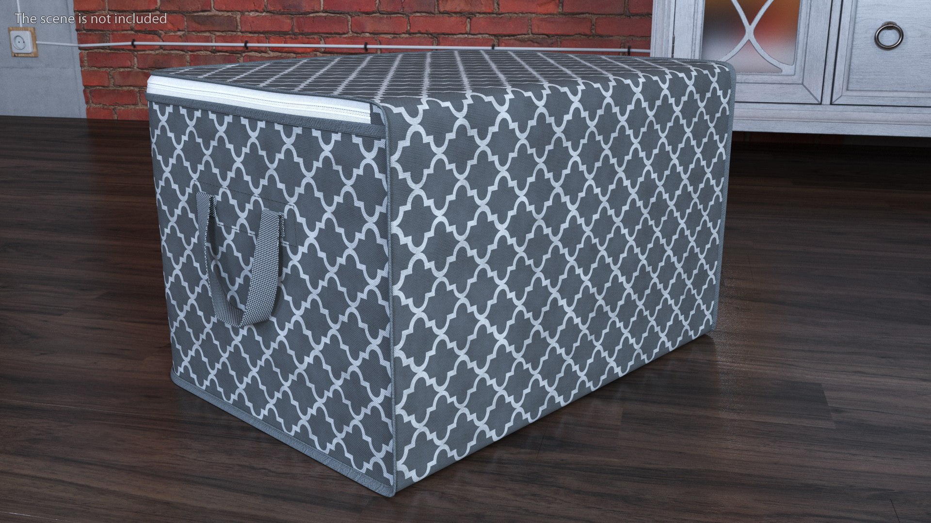 3D Foldable Storage Box Grey Empty Model - TurboSquid 2130096