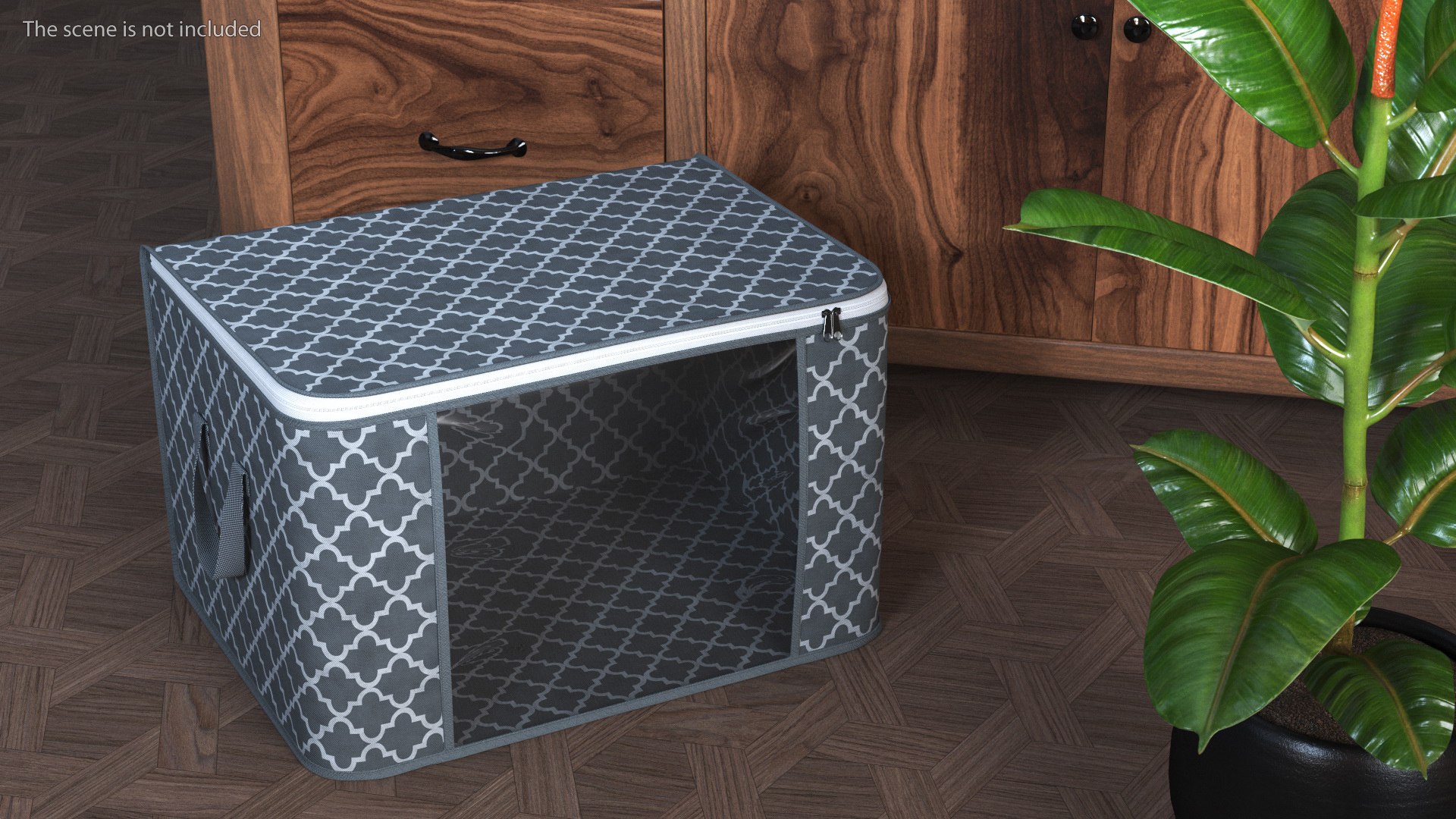 3D Foldable Storage Box Grey Empty Model - TurboSquid 2130096