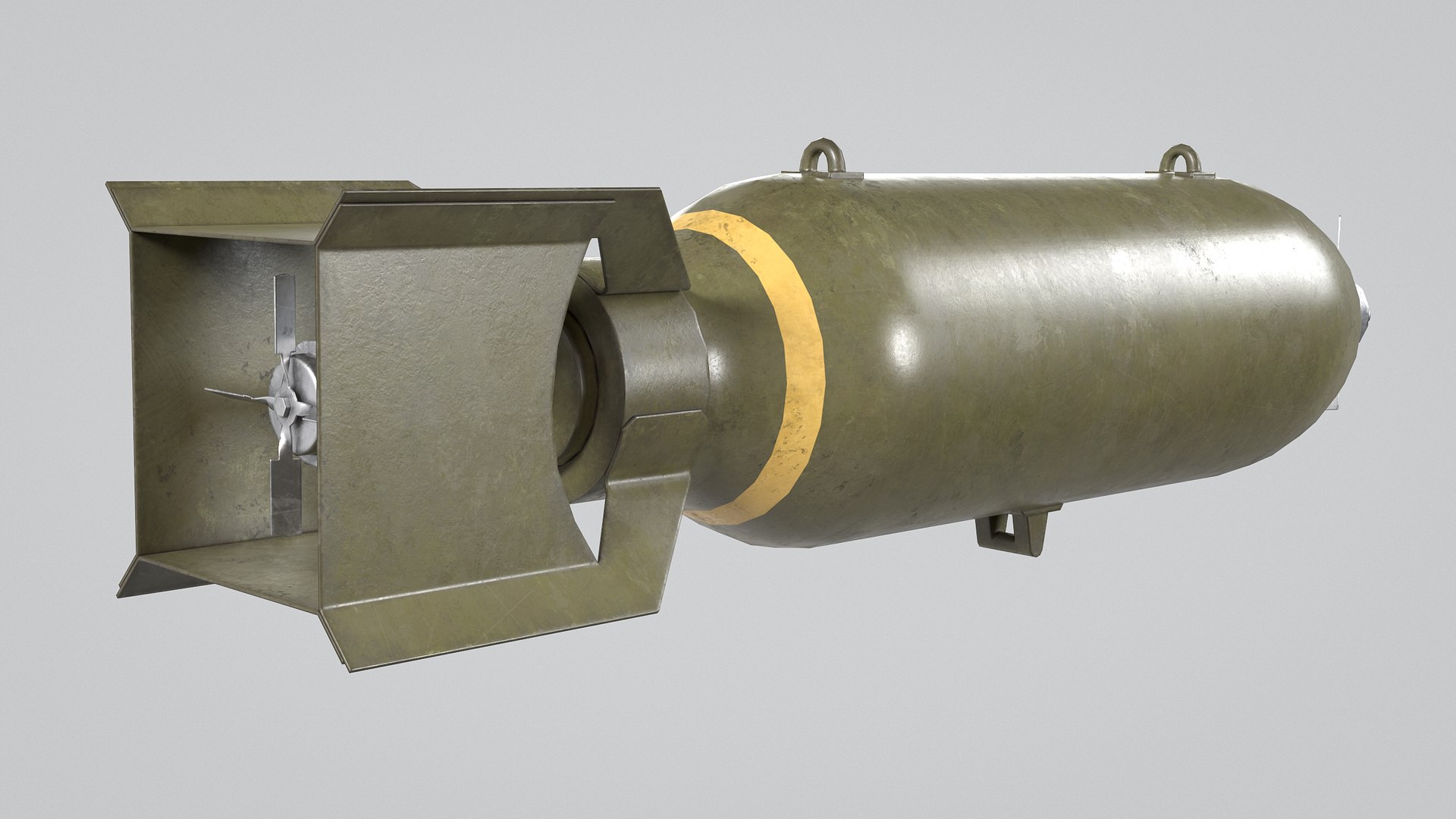 3D AN-M30 100 Lb Bomb Model - TurboSquid 2317441