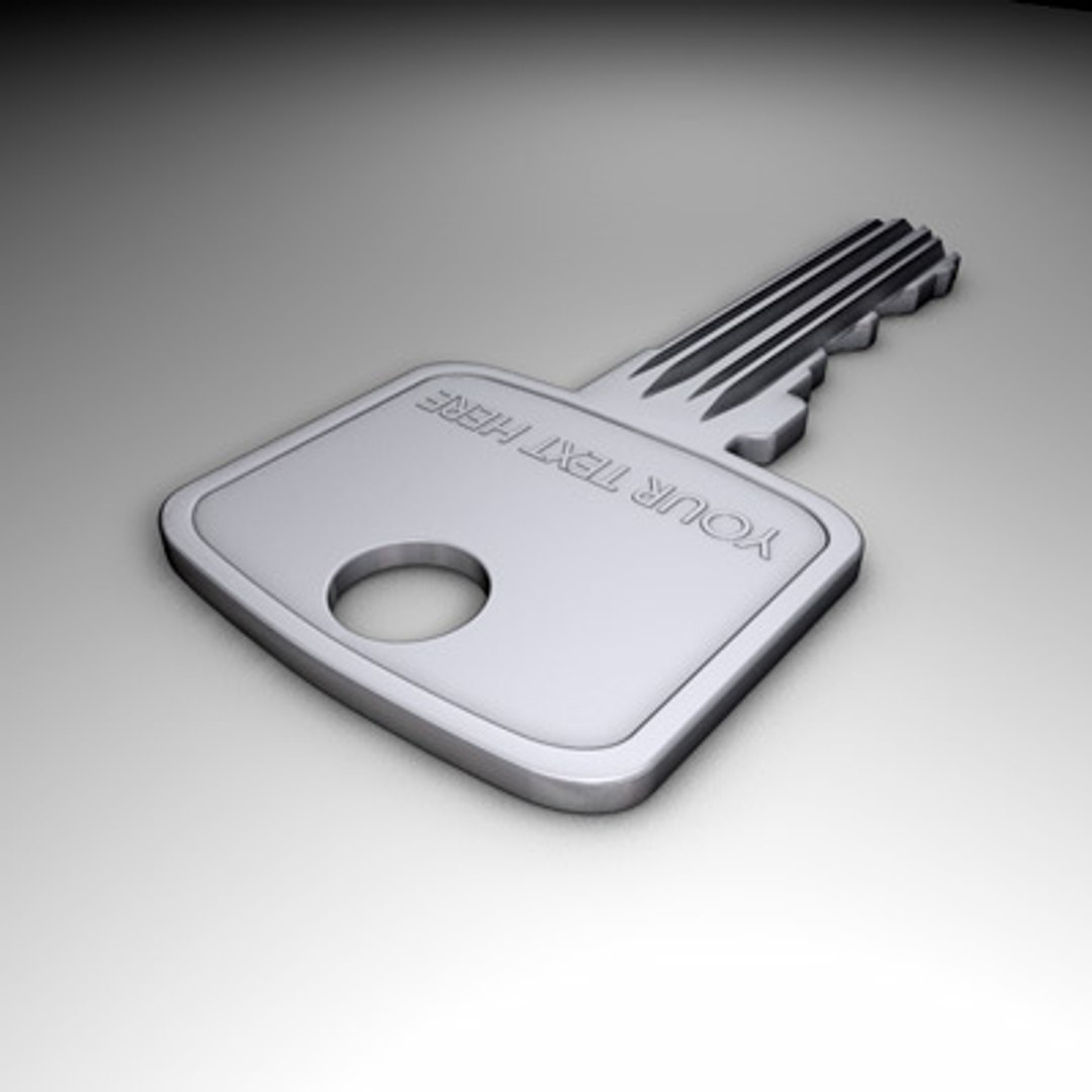3d 3ds Metal Key