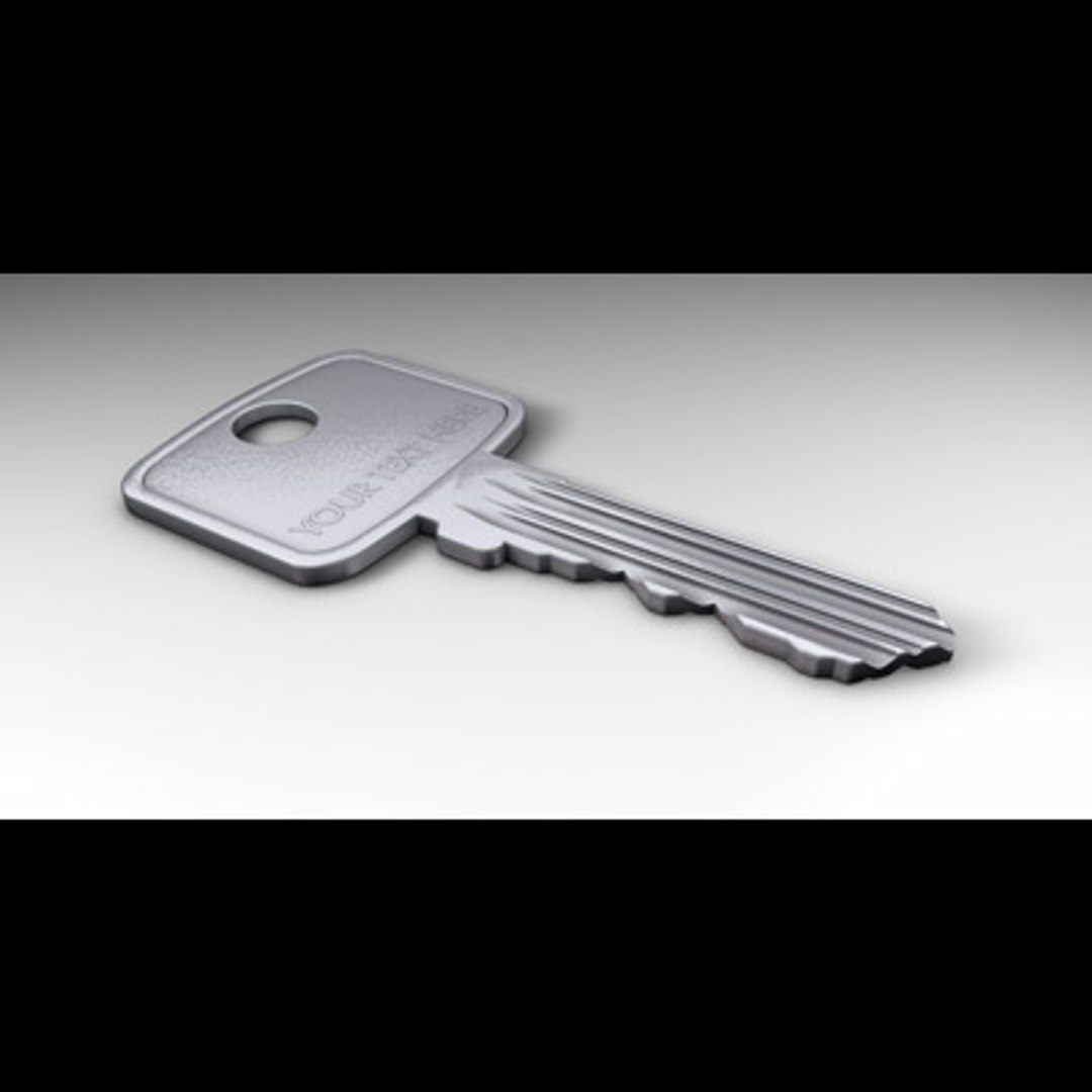 3d 3ds Metal Key