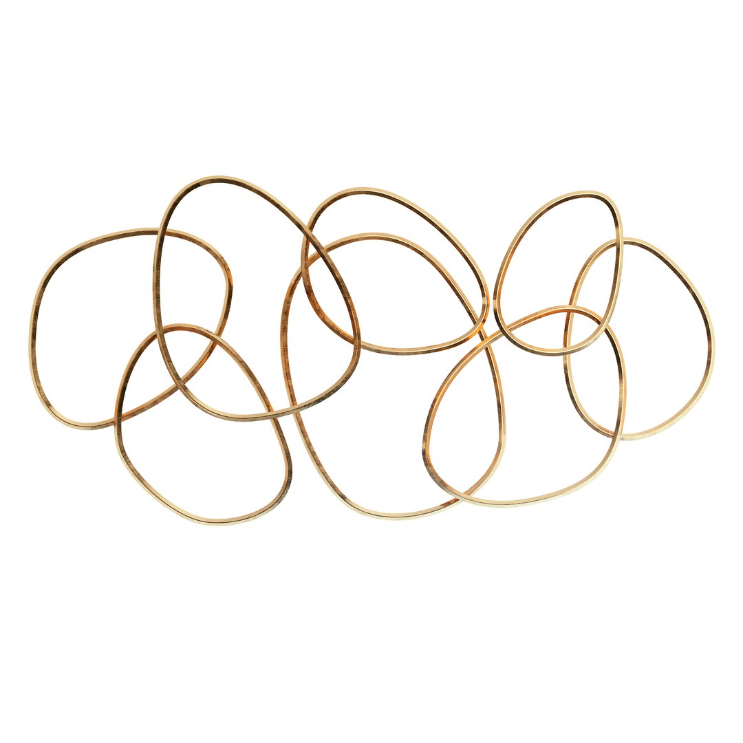 3D Model Etta Avenue Metal Abstract Wall - TurboSquid 1968956