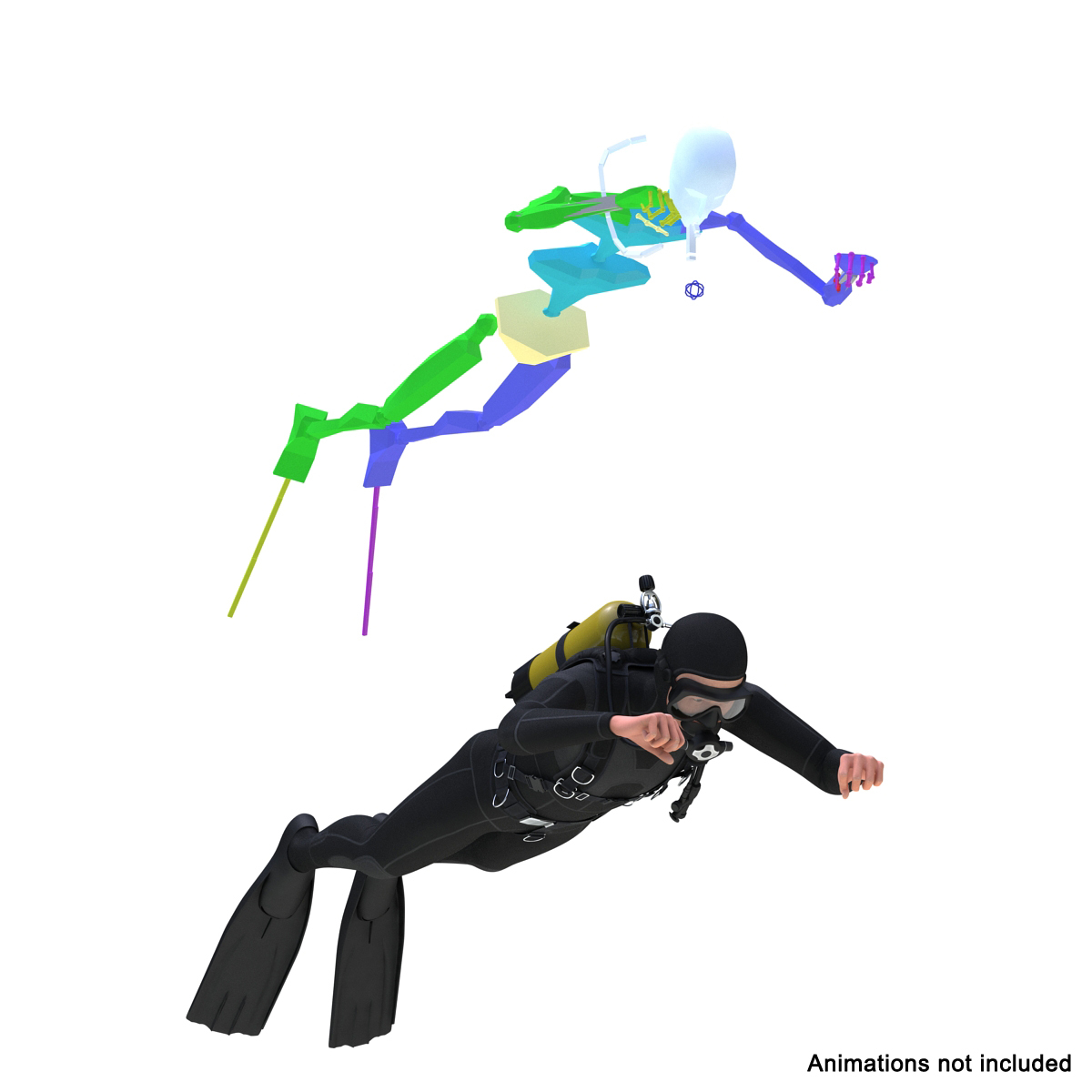 3D model diving boat underwater - TurboSquid 1189861