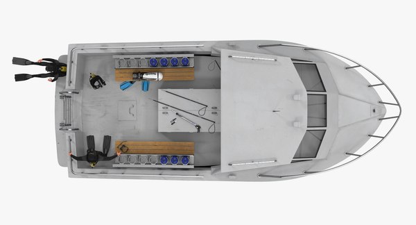 3D model diving boat underwater - TurboSquid 1189861