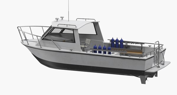 3D model diving boat underwater - TurboSquid 1189861