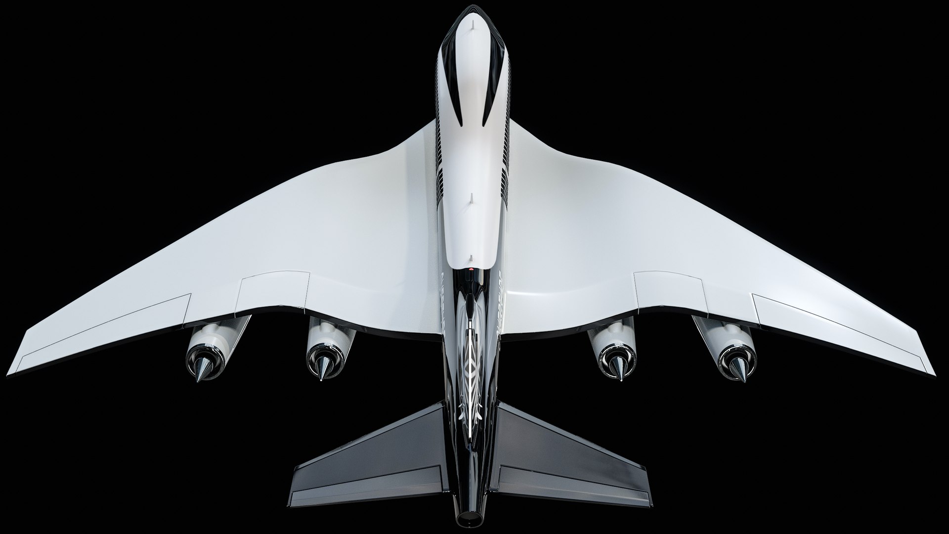 Boom Overture Supersonic Plane PBR Model - TurboSquid 2253359