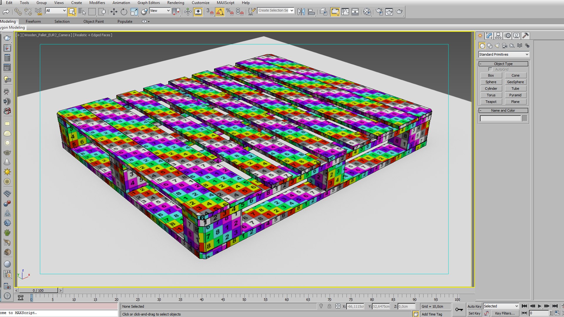 3D wooden pallet eur2 - TurboSquid 1429342