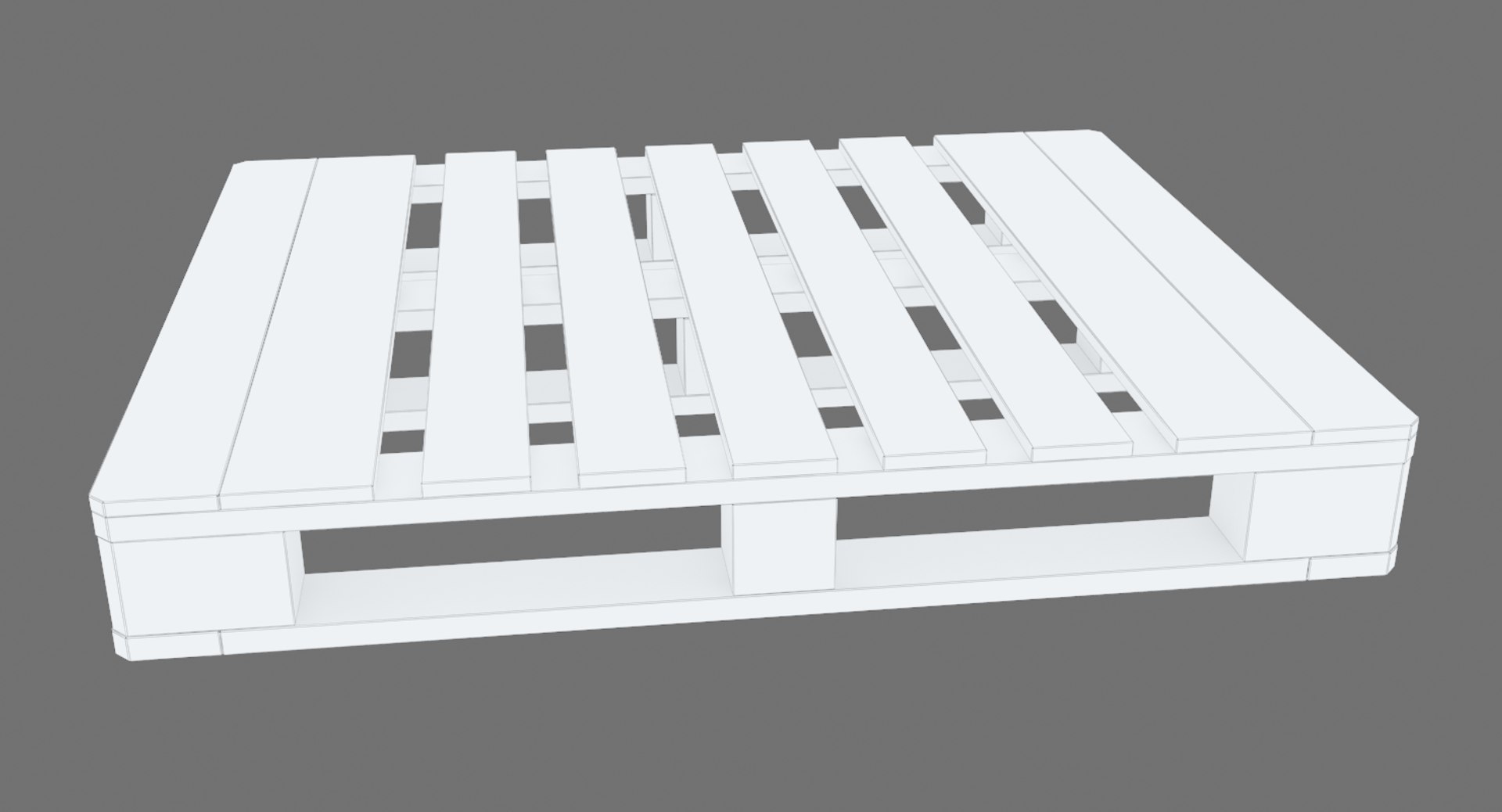 3D wooden pallet eur2 - TurboSquid 1429342