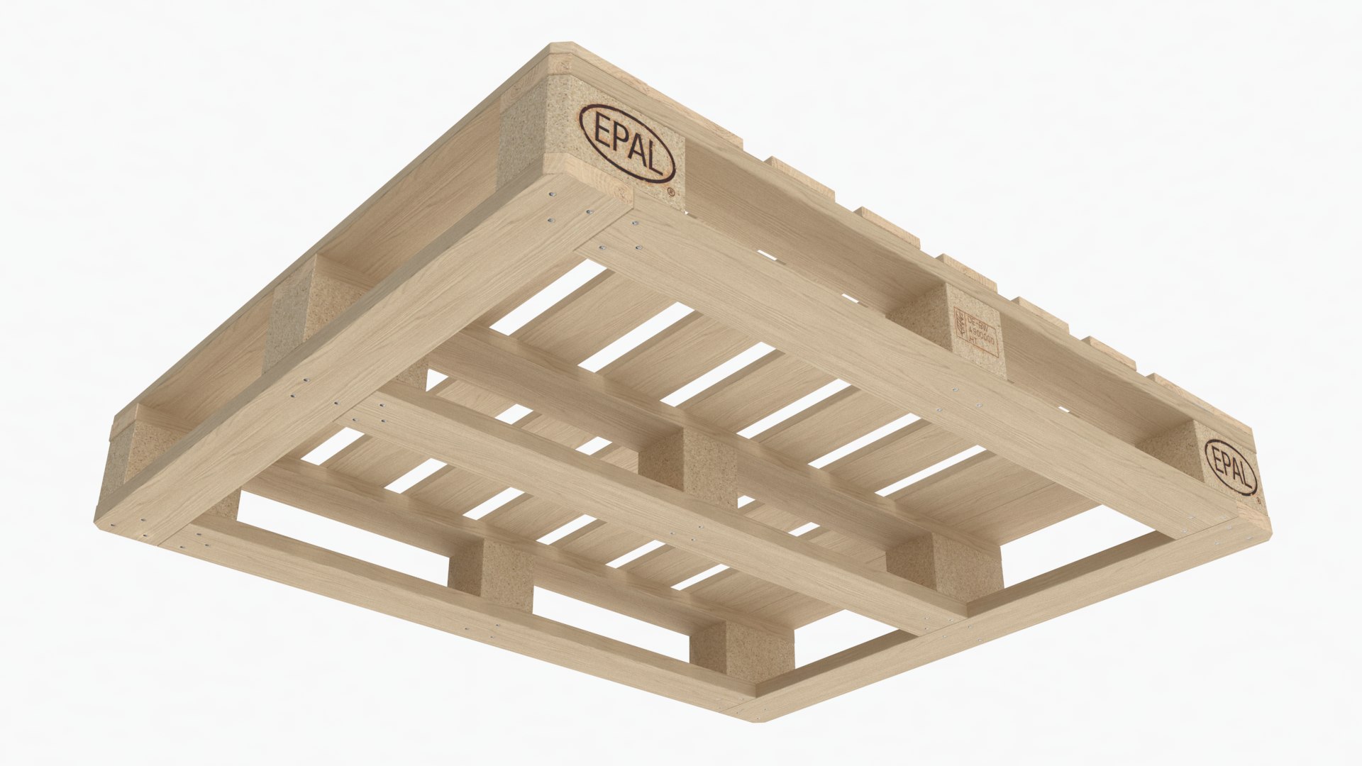 3D wooden pallet eur2 - TurboSquid 1429342