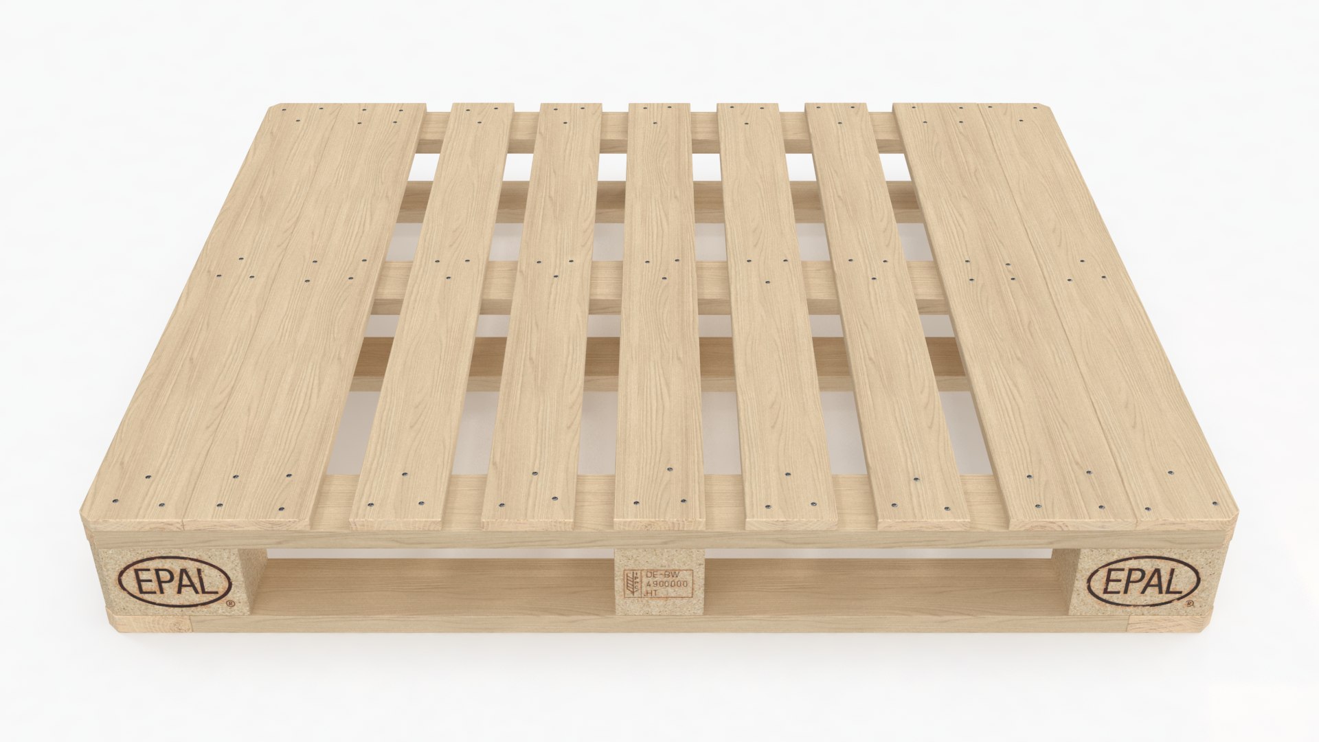 3D wooden pallet eur2 - TurboSquid 1429342