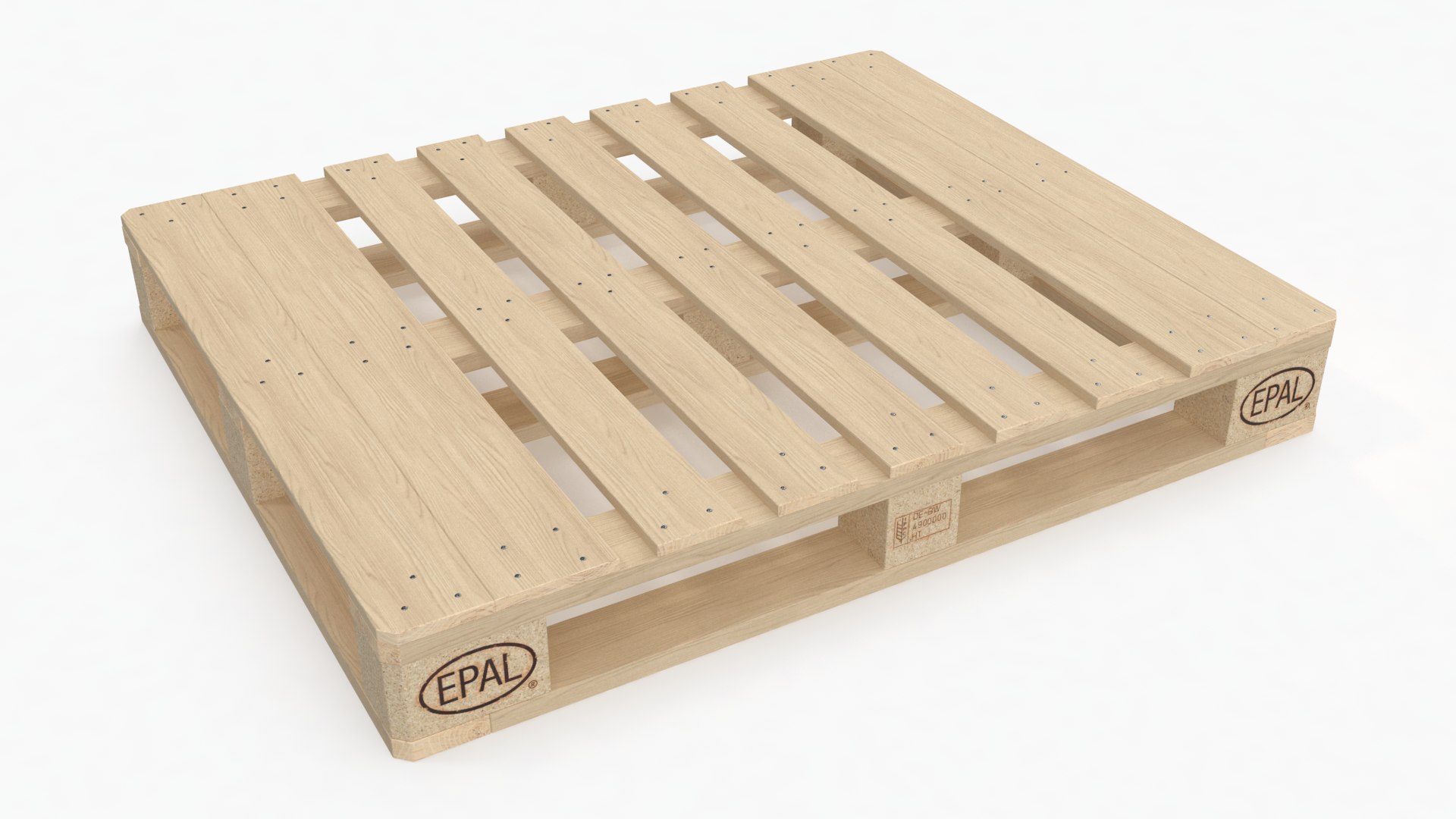 3D wooden pallet eur2 - TurboSquid 1429342