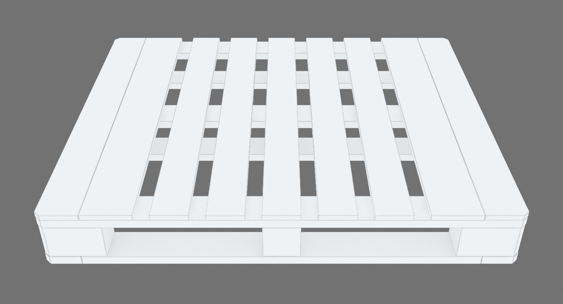 3D wooden pallet eur2 - TurboSquid 1429342