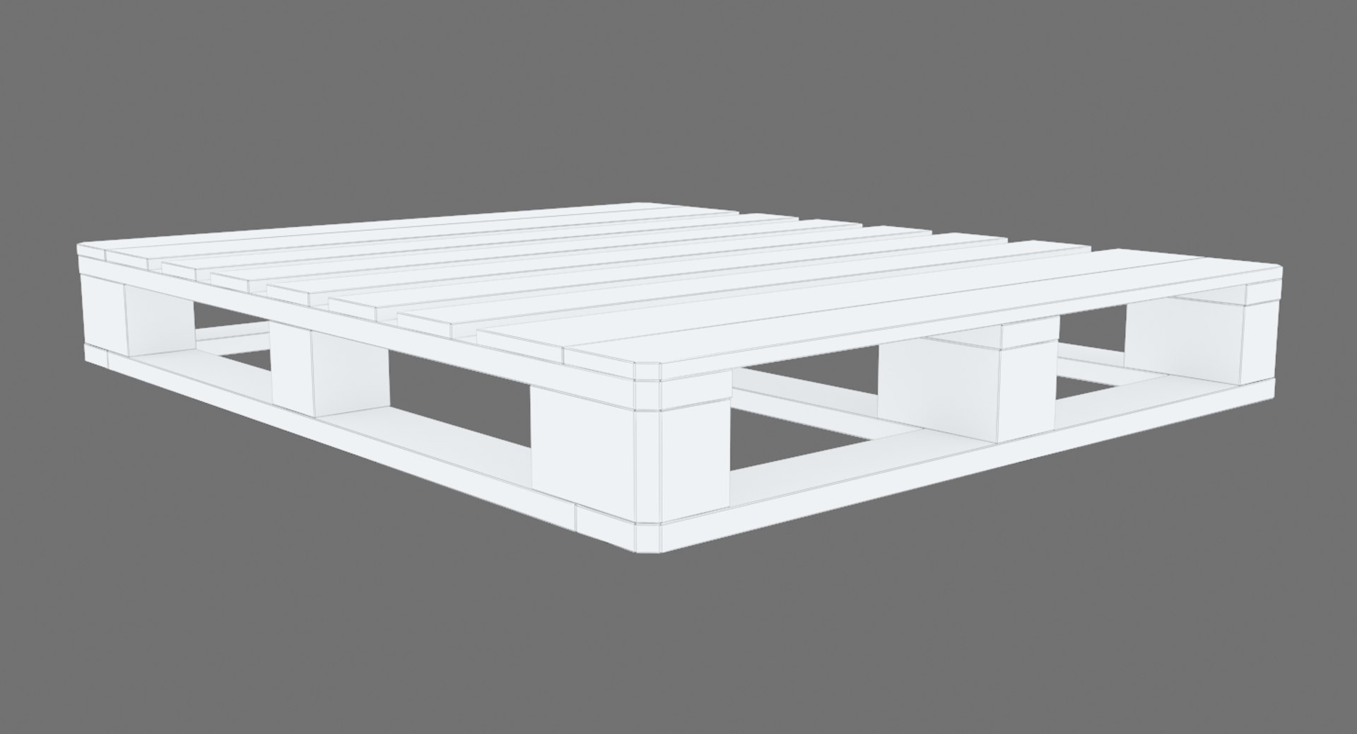3D wooden pallet eur2 - TurboSquid 1429342