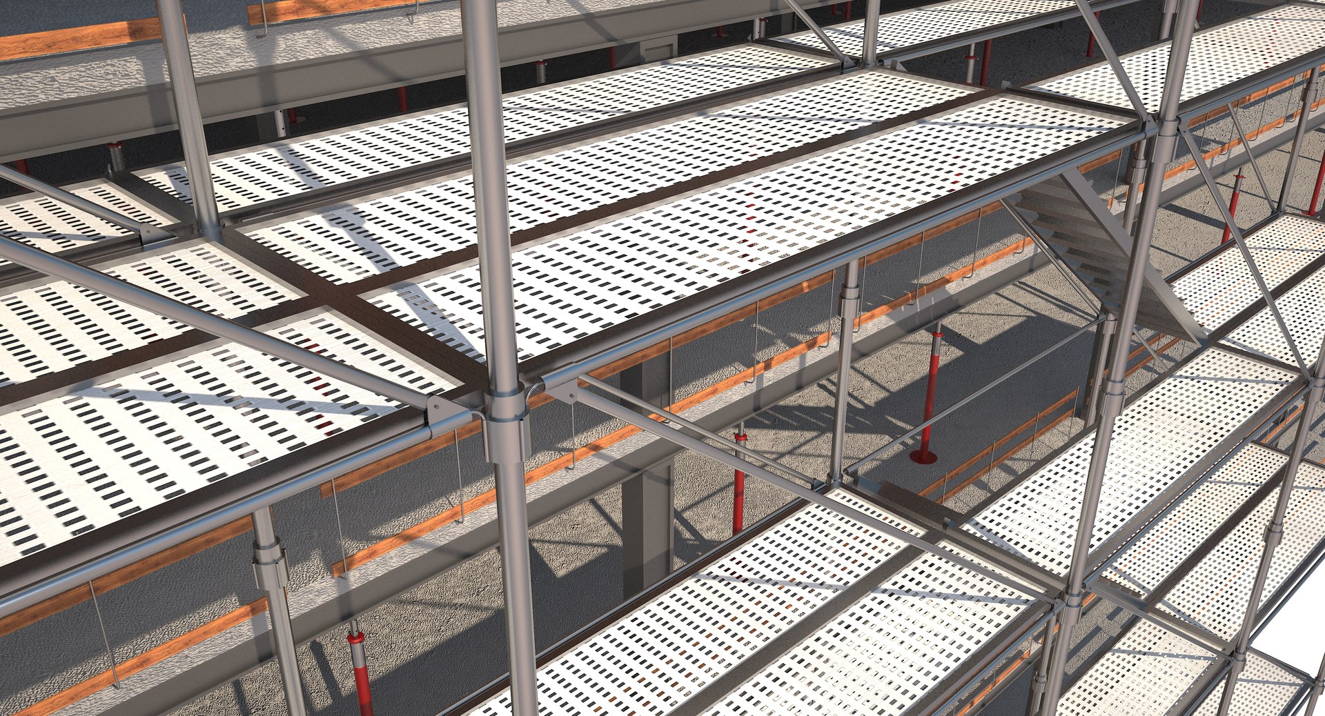 3D Steel Construction Modular Model - TurboSquid 1236475