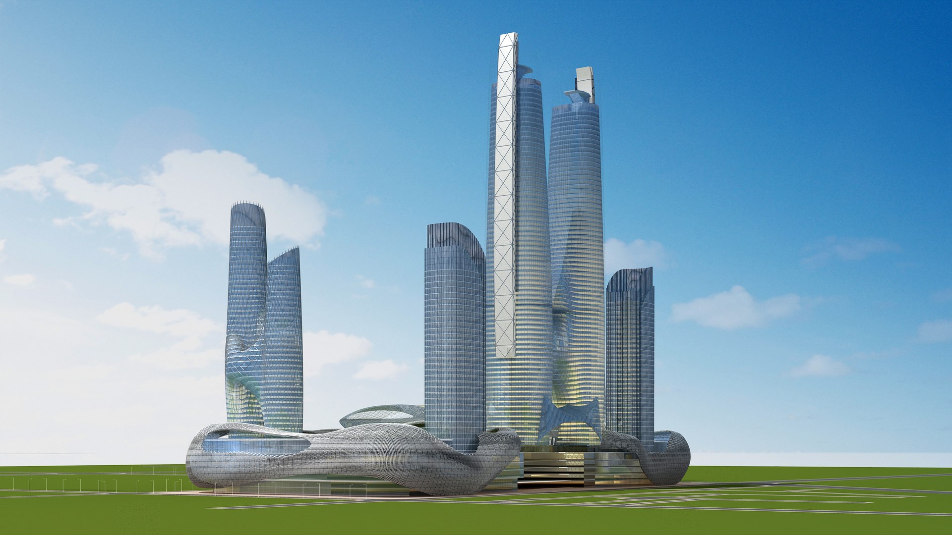 Building Modern 3D Model - TurboSquid 1683698